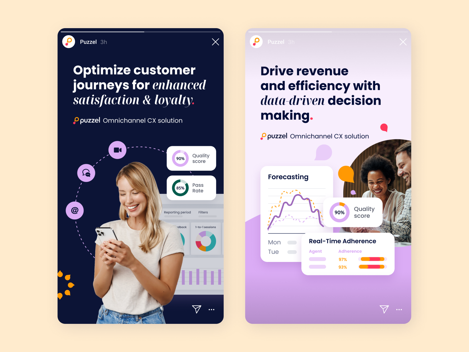 Puzzel - IG Story Ads by Maria Rodrigues for Hey Digital on Dribbble