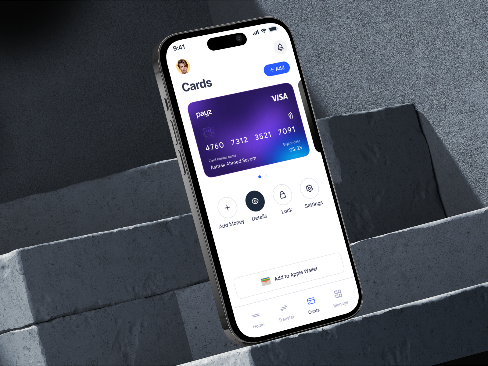 Payz I Fintech Mobile App by Ashfak Ahmed Sayem on Dribbble