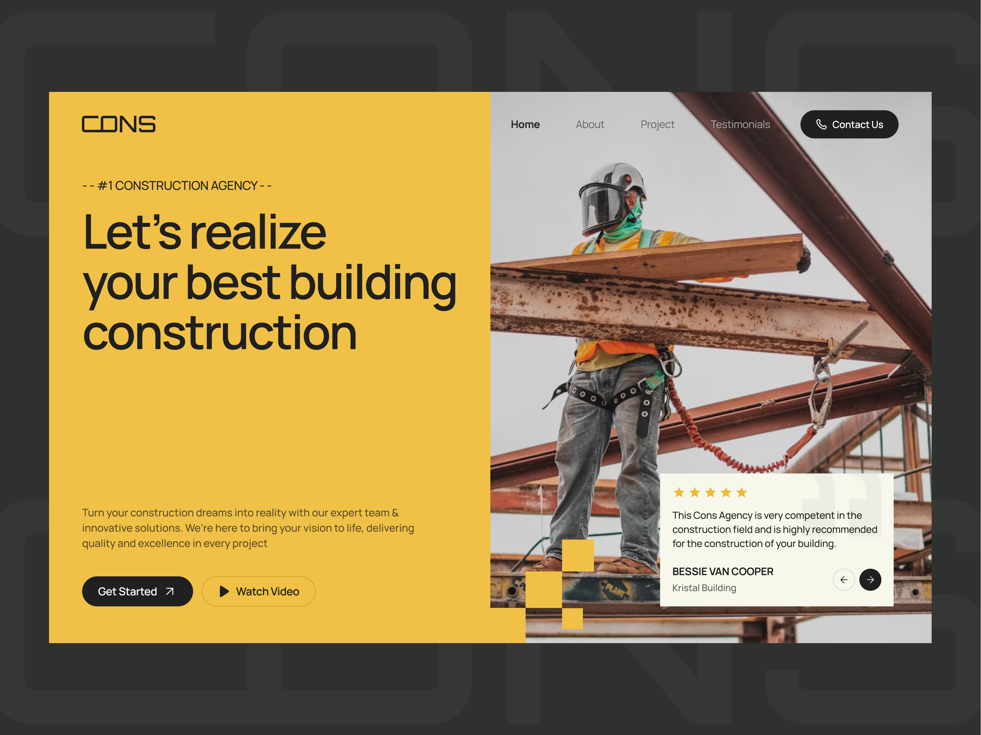 Construction Agency by Vincentius Rangga for Odama on Dribbble