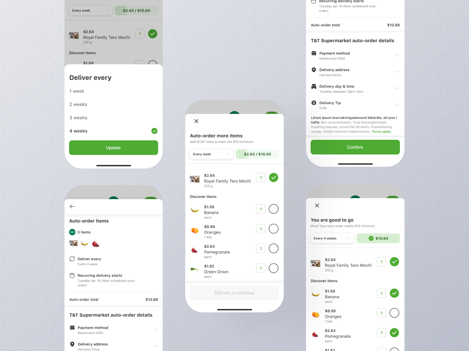 Auto Order Item Mobile App Ui by UI Ants on Dribbble