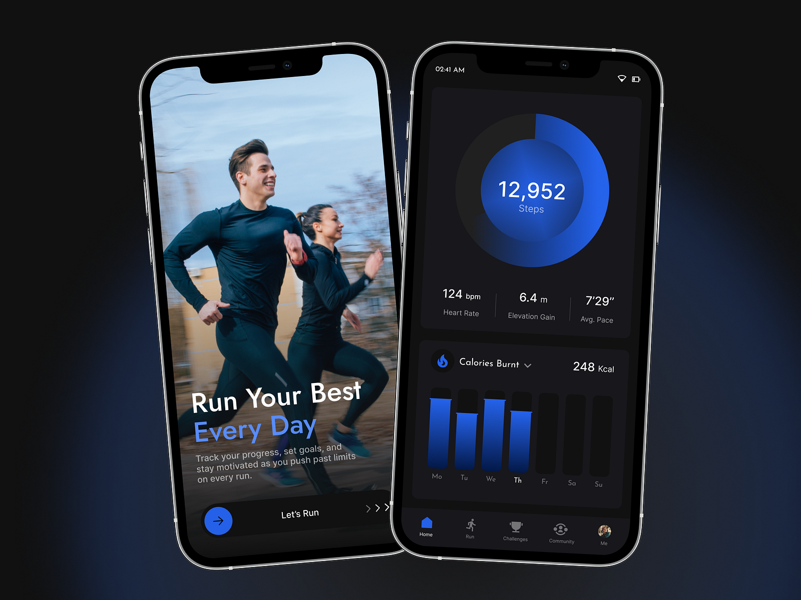 Running Mobile App by Toby Oscar on Dribbble