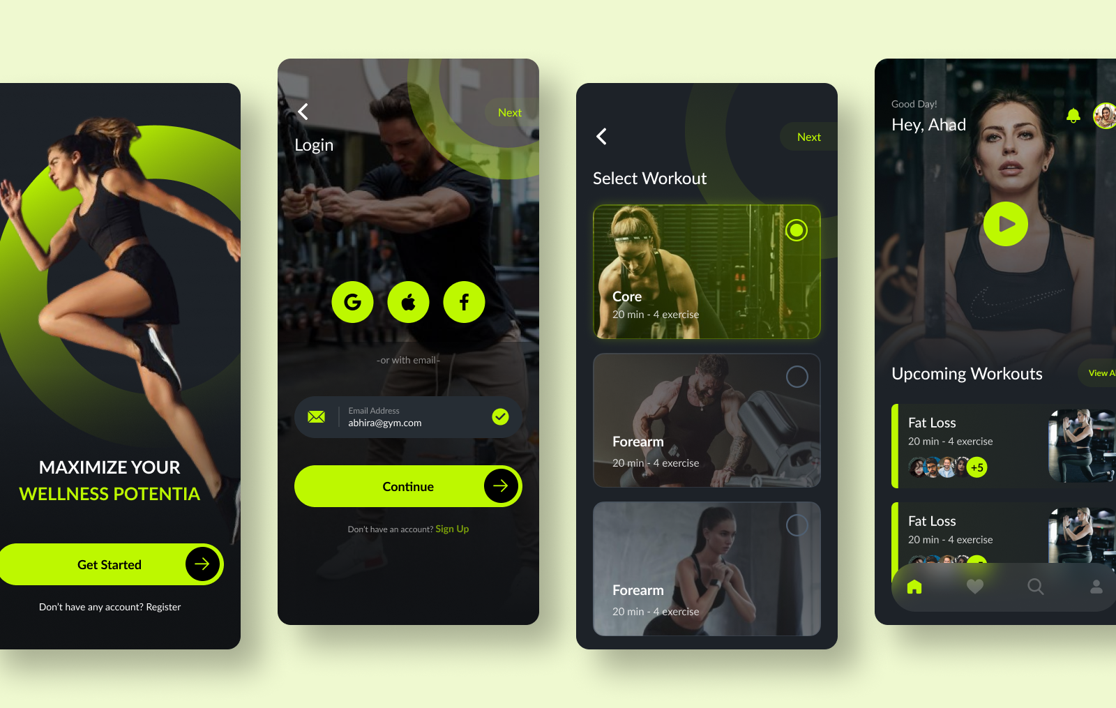 "Fitness App UI Design: Elevate Your Wellness Journey" by Kazi Esrat ...