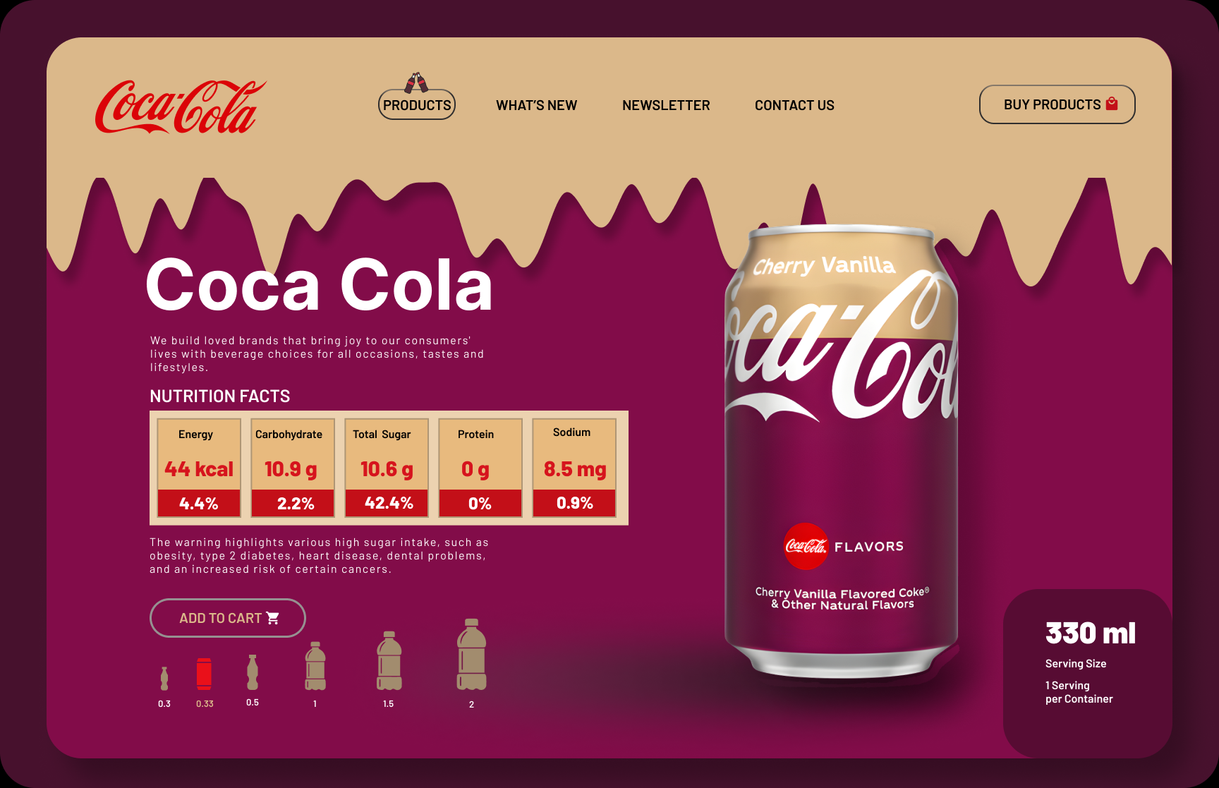 Coca Cola UI/UX by Atharva on Dribbble