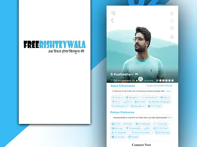 Rishta Making App Design designs, themes, templates and downloadable ...
