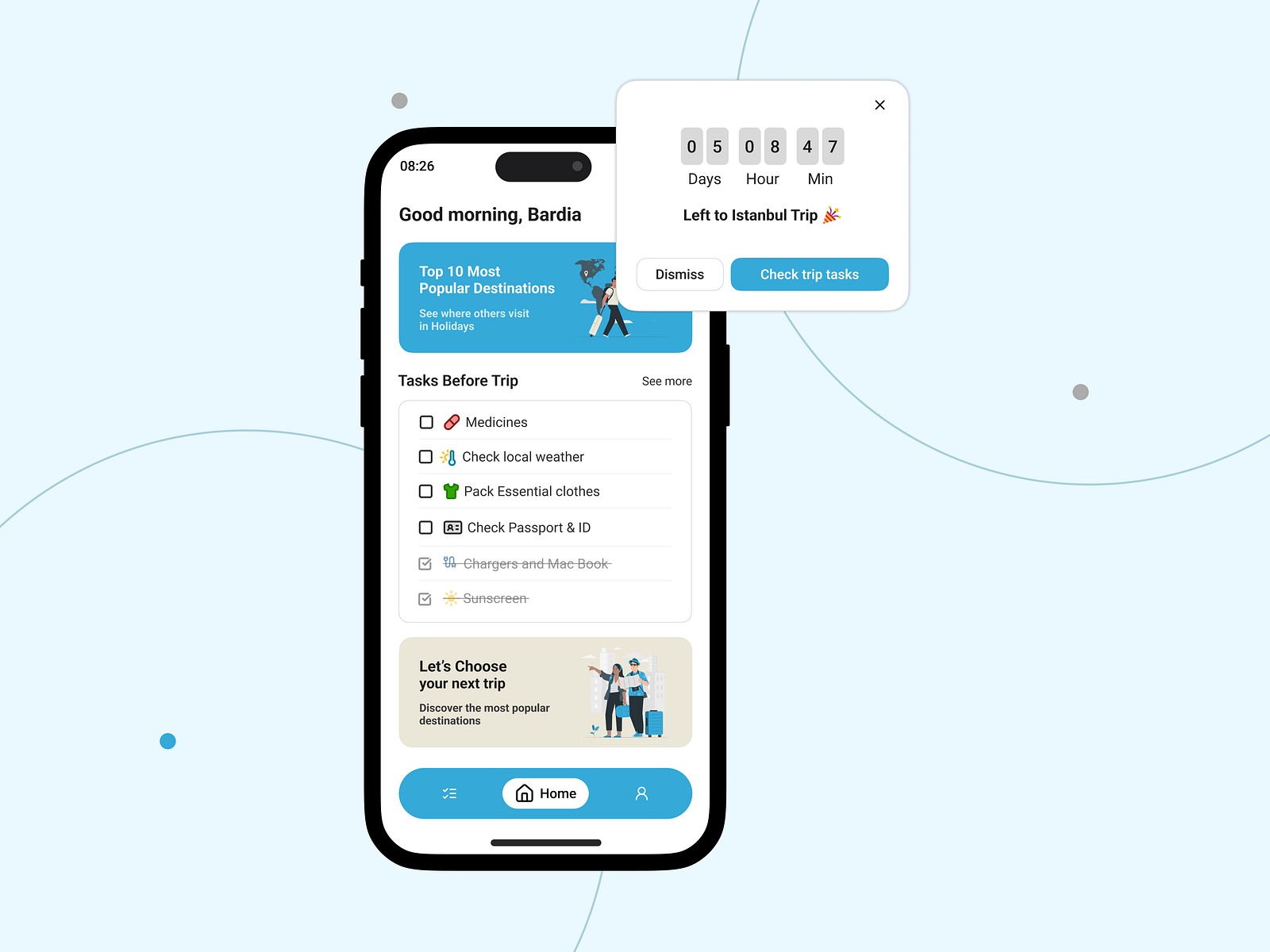Travel Planner App - Ui Design by Bardia Adibi on Dribbble