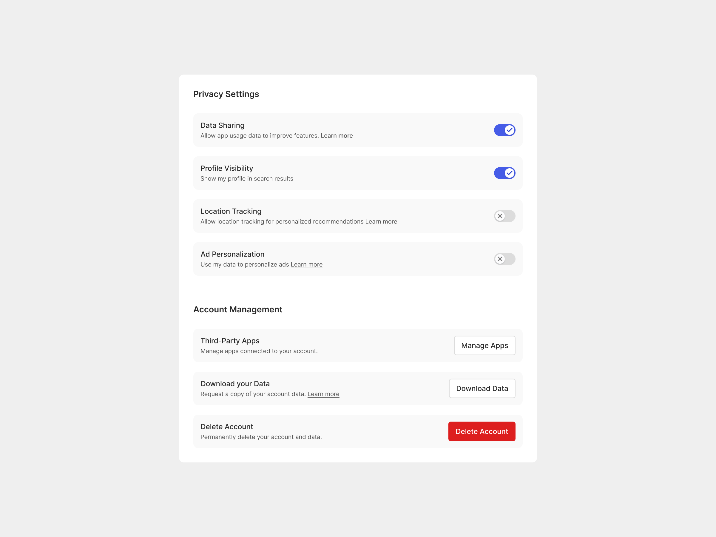 Browse thousands of Delete Account images for design inspiration | Dribbble