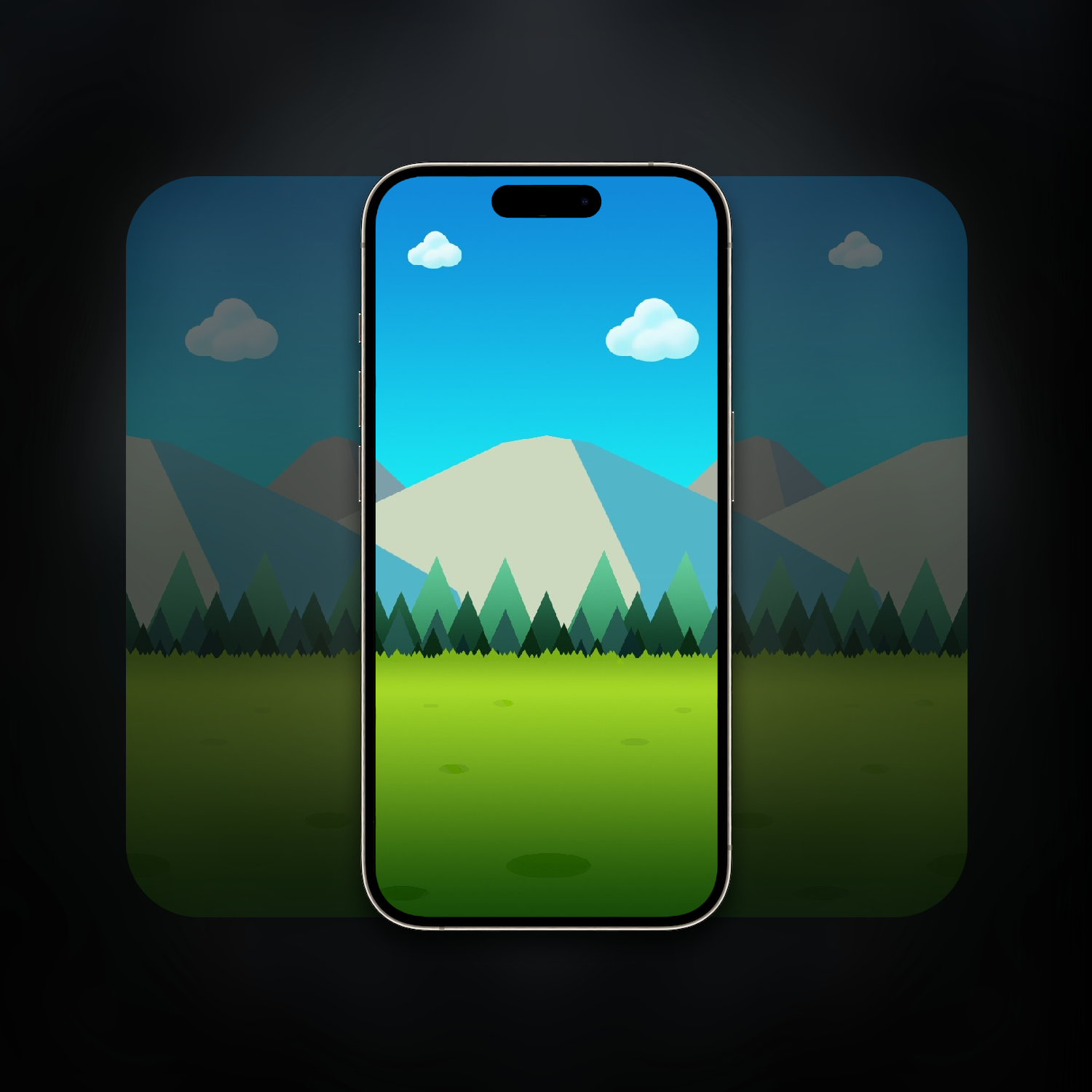 Seamless background for mobile game by Aleksey Nikoalyonok on Dribbble