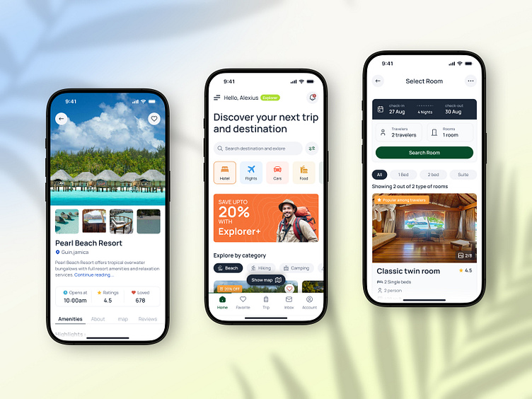 Travel and Hotel Booking Mobile App Design by FocoTik UI UX for FocoTik ...