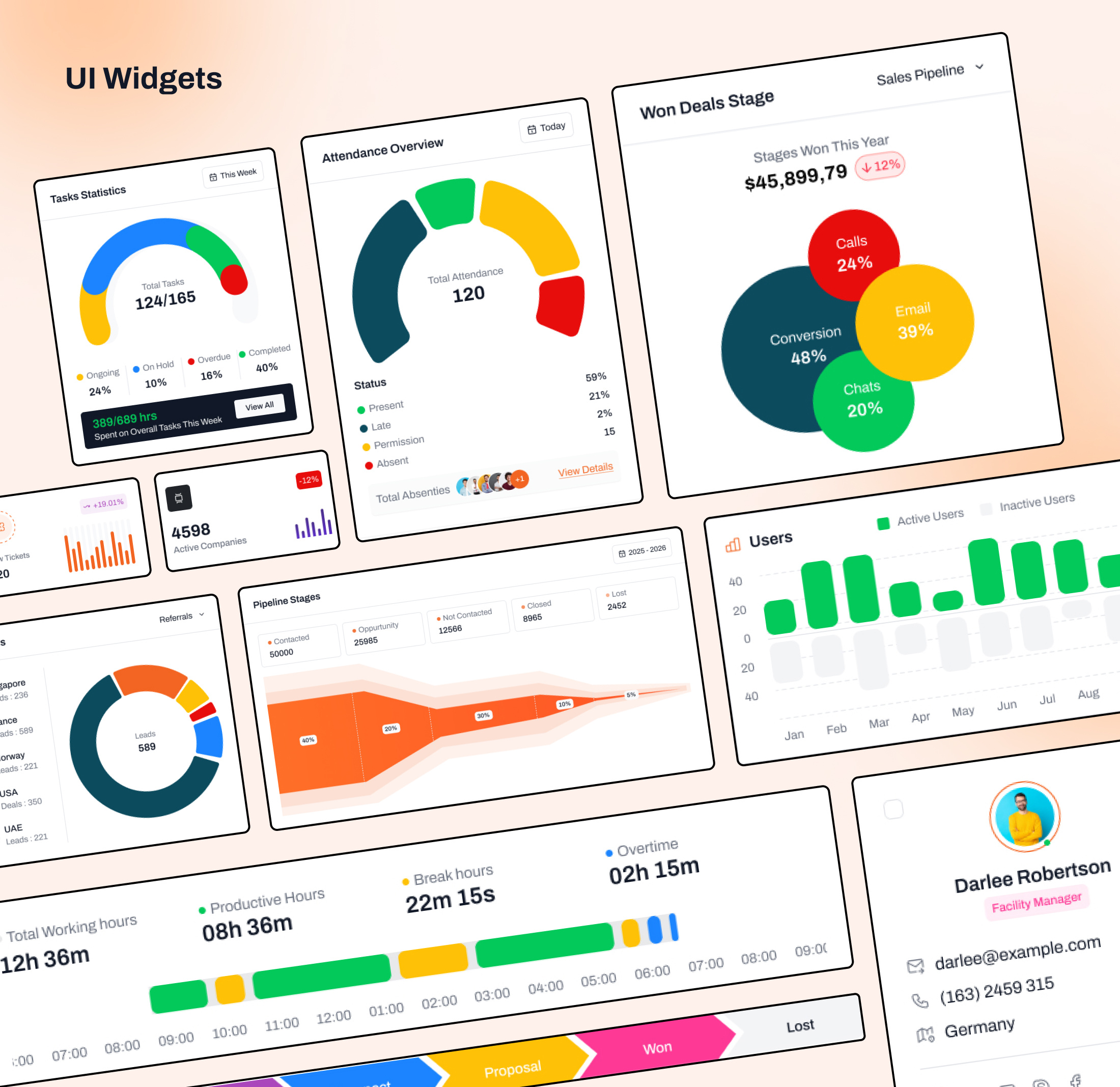 SmartHR - HR Project Management System Admin Dashboard Template by ...