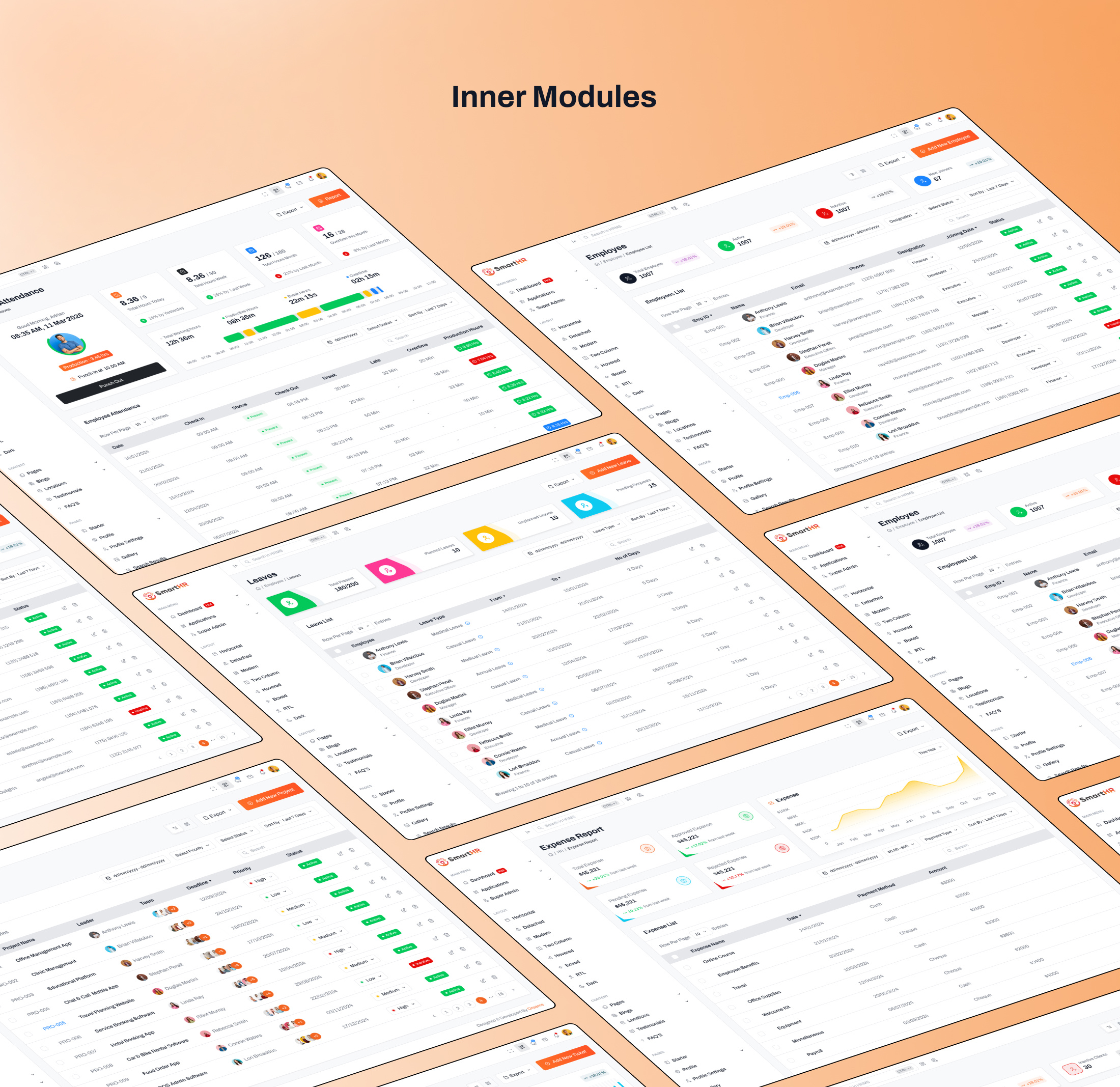 SmartHR - HR Project Management System Admin Dashboard Template by ...