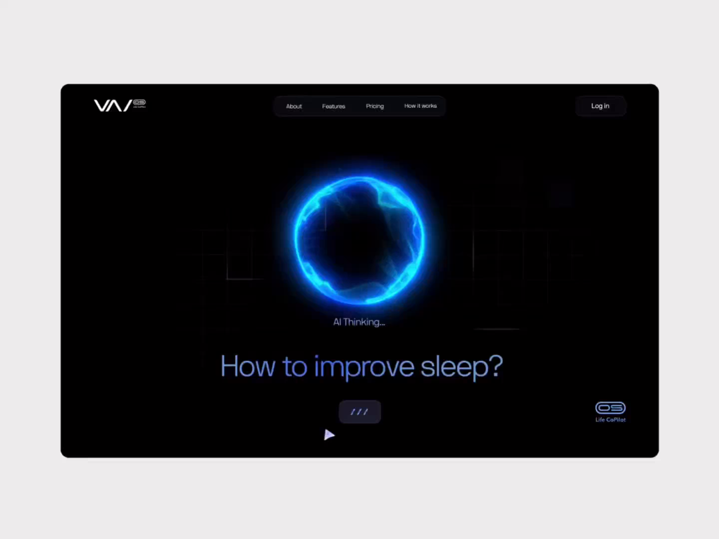 AI Assistant Website Animations by Linur for Eloqwnt on Dribbble