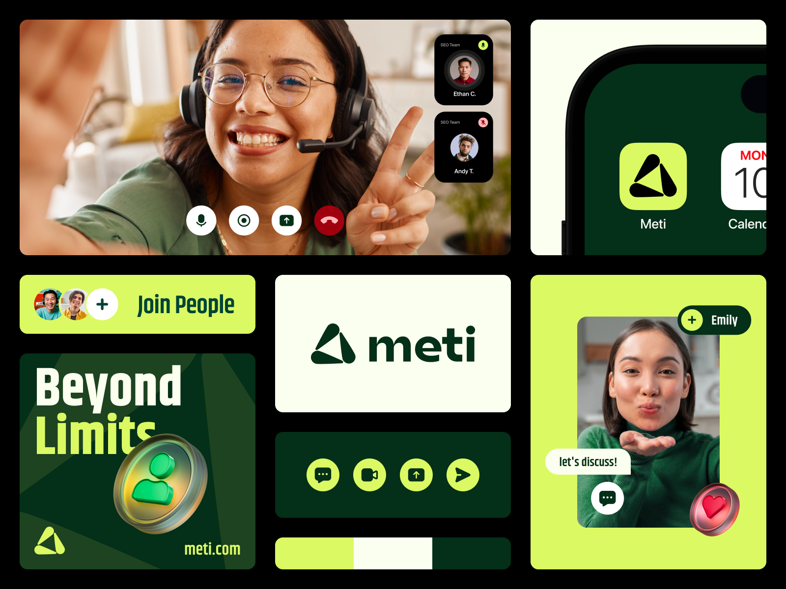 Meti SaaS Branding by Halo Branding for HALO LAB on Dribbble