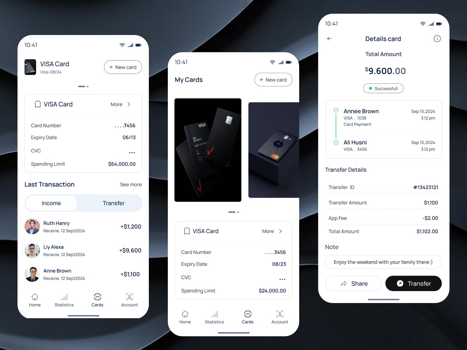 Visa Card App Design by Sourav Biswas on Dribbble