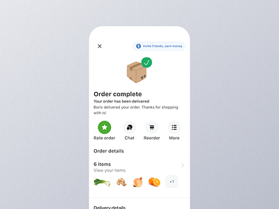 Order Completion Mobile App Ui by UI Ants on Dribbble