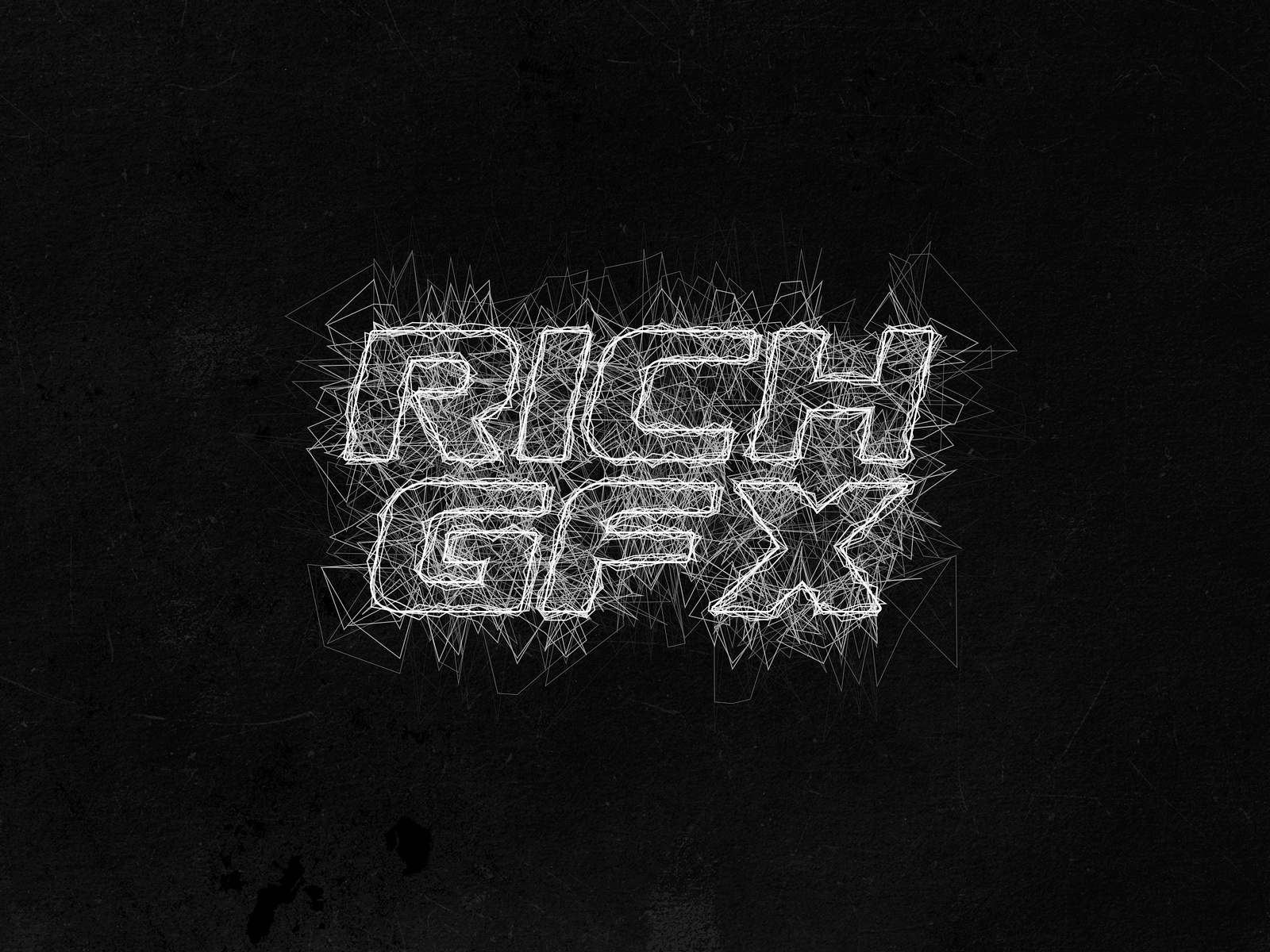 Distorted Typography in Adobe Illustrator by Richard Carpenter on Dribbble