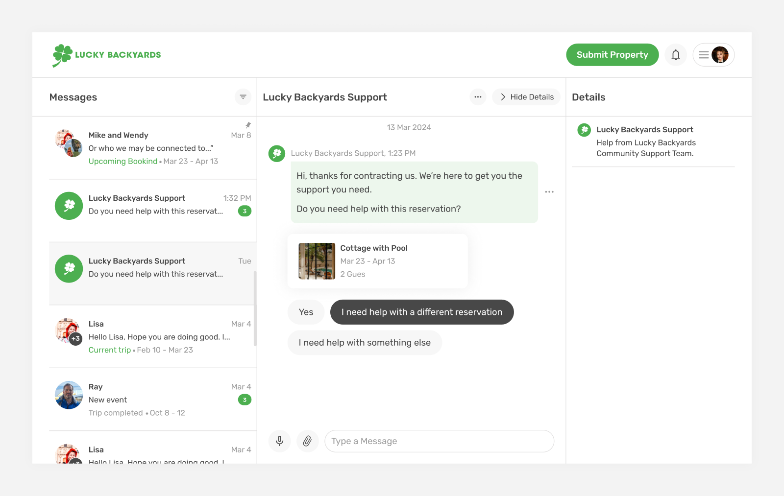 Customer Support Messaging by Sonya Bortnik on Dribbble