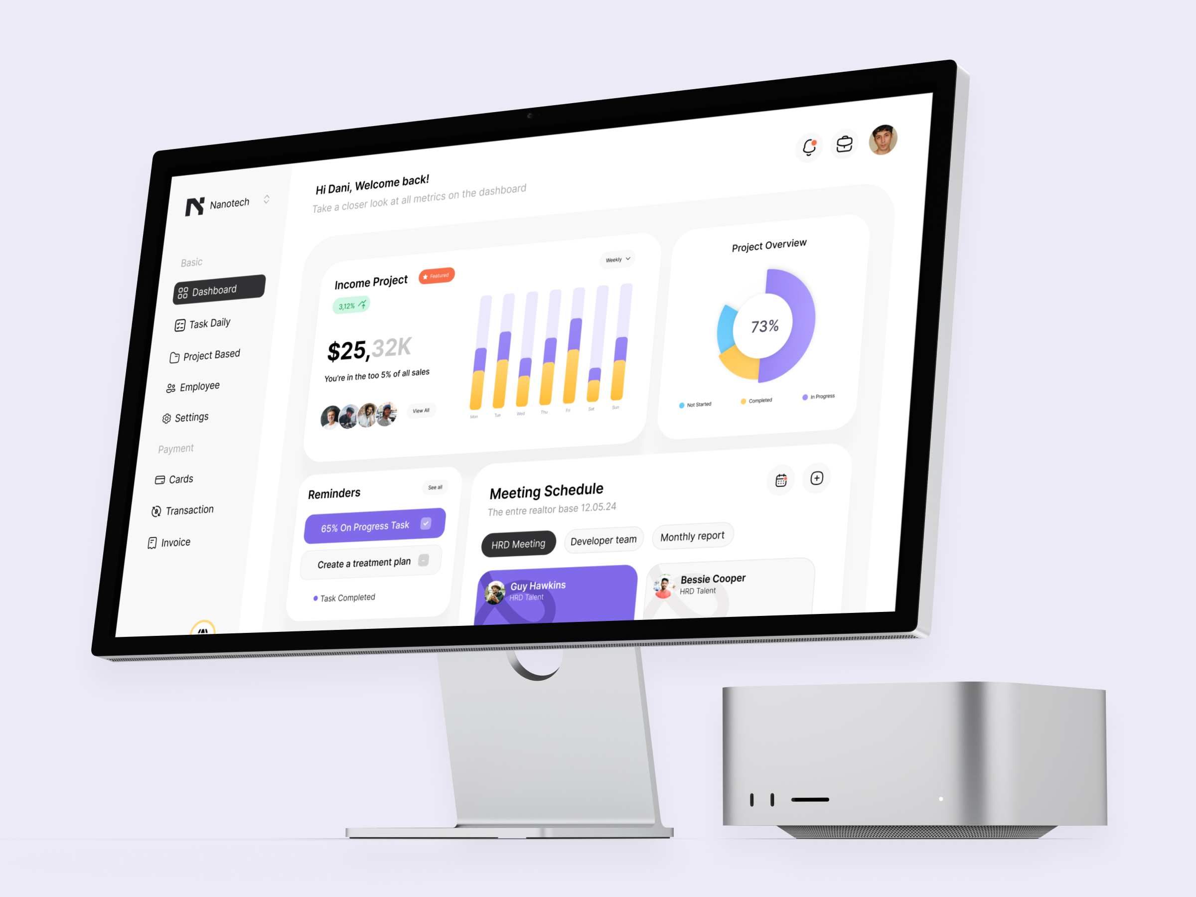 Project Management - Dashboard by M Husni Wardani for Enver Studio on ...