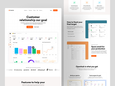 Openhub – CRM Website Design by Shahid Miah UI UX Designer for ...