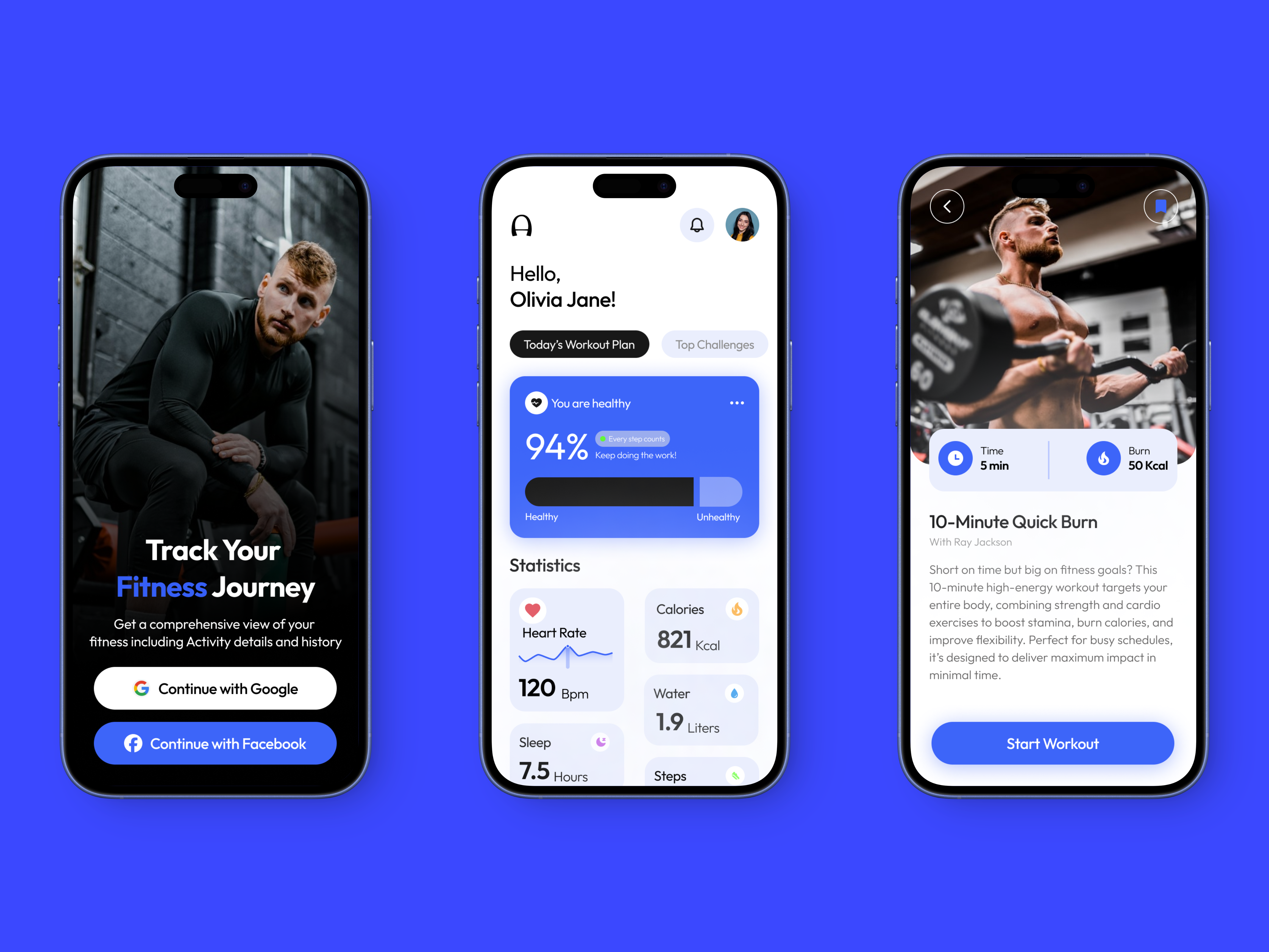 Athletix - Fitness App UI Design by Anik Arman Issa on Dribbble