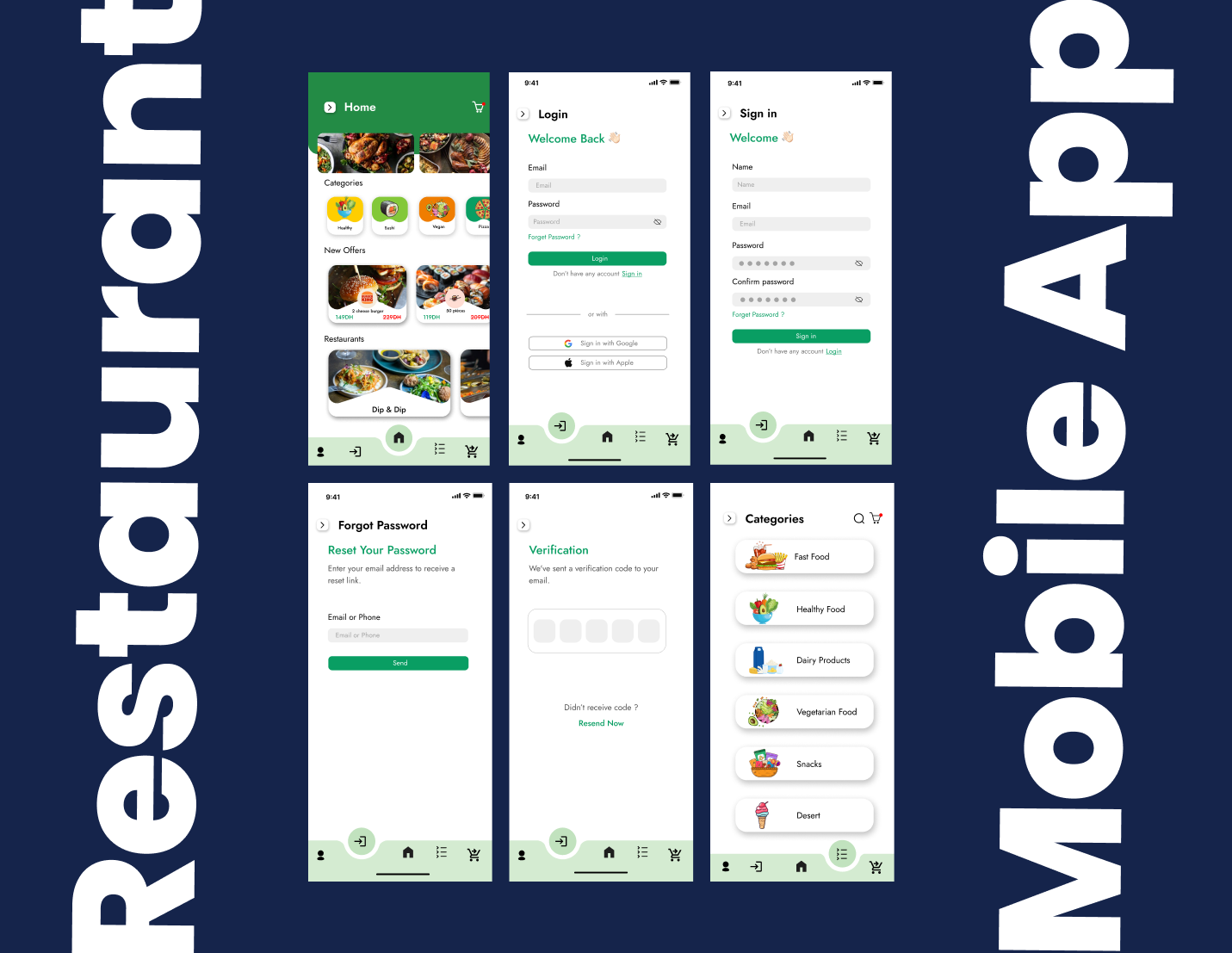 Restaurant Mobile App UI/UX Design by HIBA NAJI on Dribbble Restaurant Mobile App UI/UX Design by HIBA NAJI on Dribbble