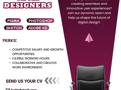 HIRING POSTER by Mahalakshmi K on Dribbble