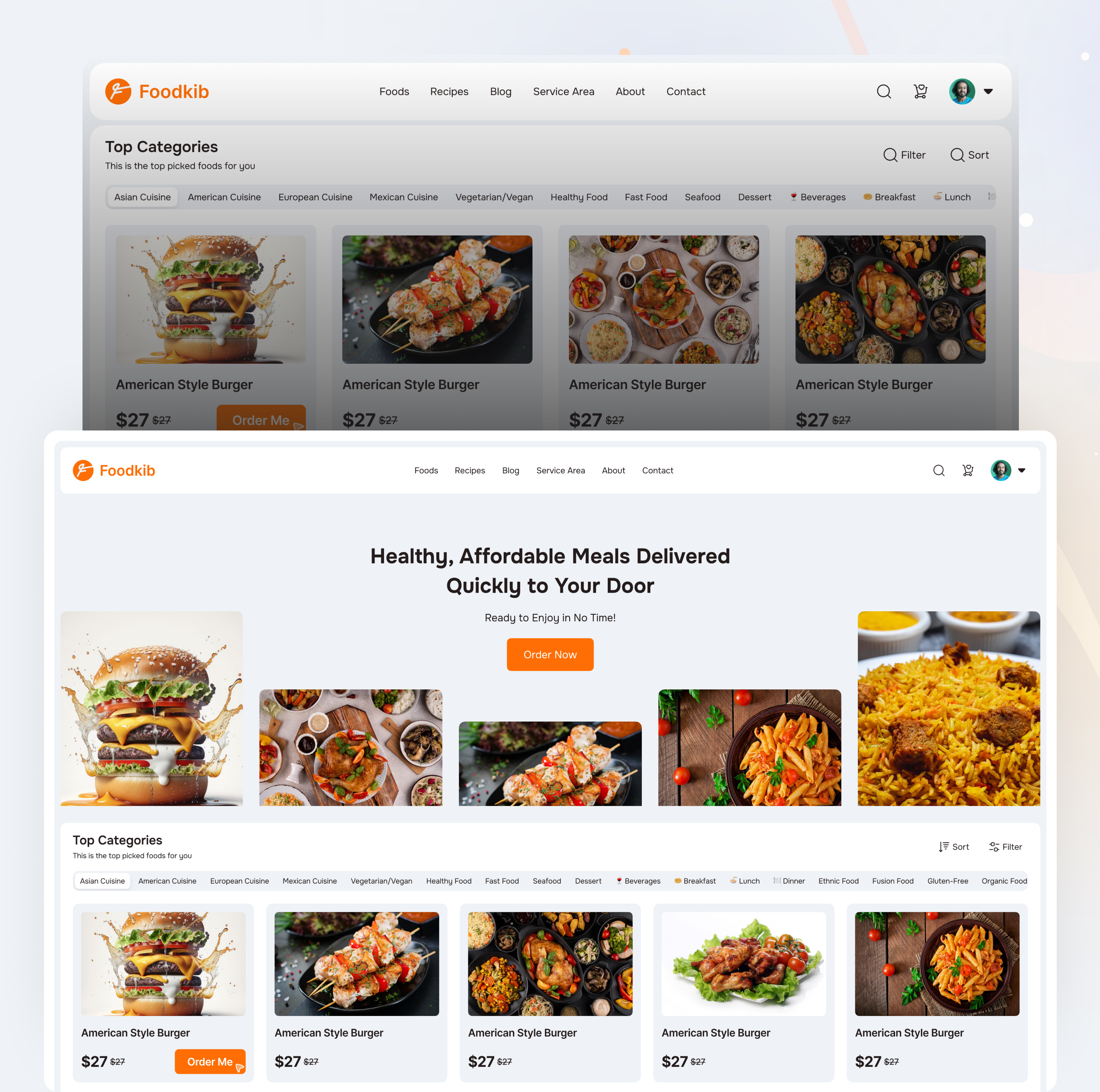 V3 Food Delivery Website UI SaaS Design | Wow Rakibul by Rakibul 🏀 on ...