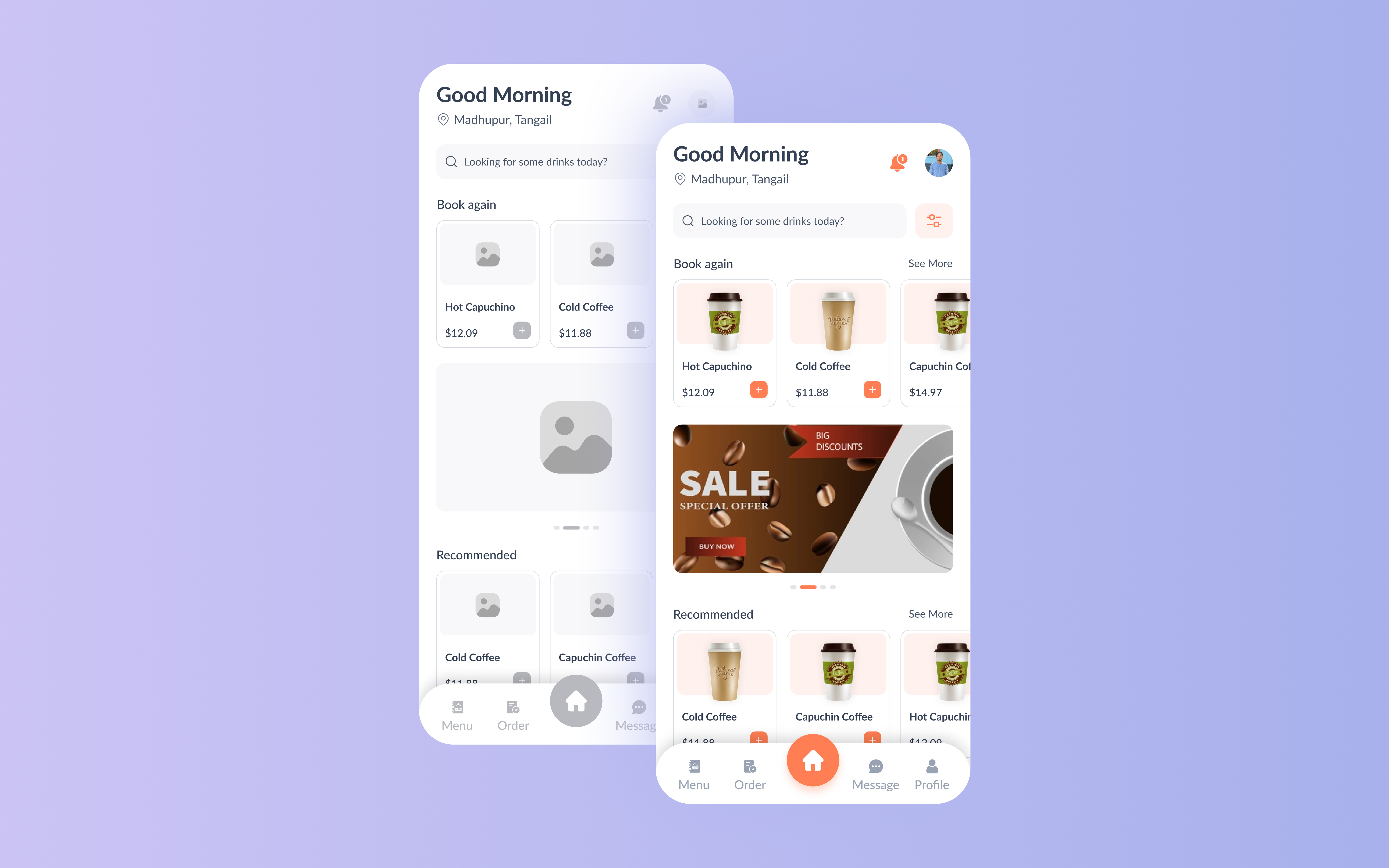 Coffee Shop App Mobile UI UX by MD MUNNA ISLAM on Dribbble