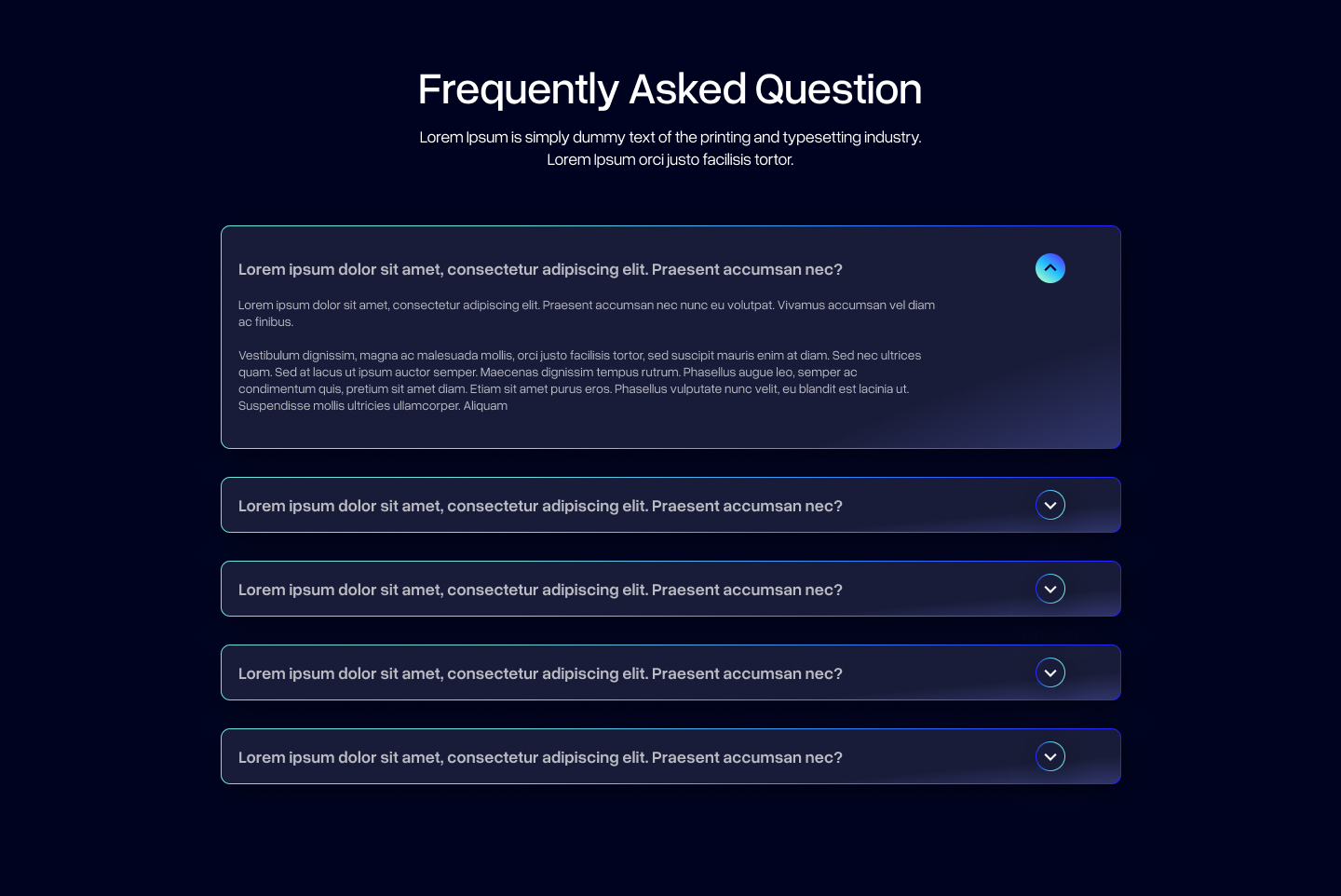 FAQ Section | SaaS UI UX by Sufyan Baig on Dribbble