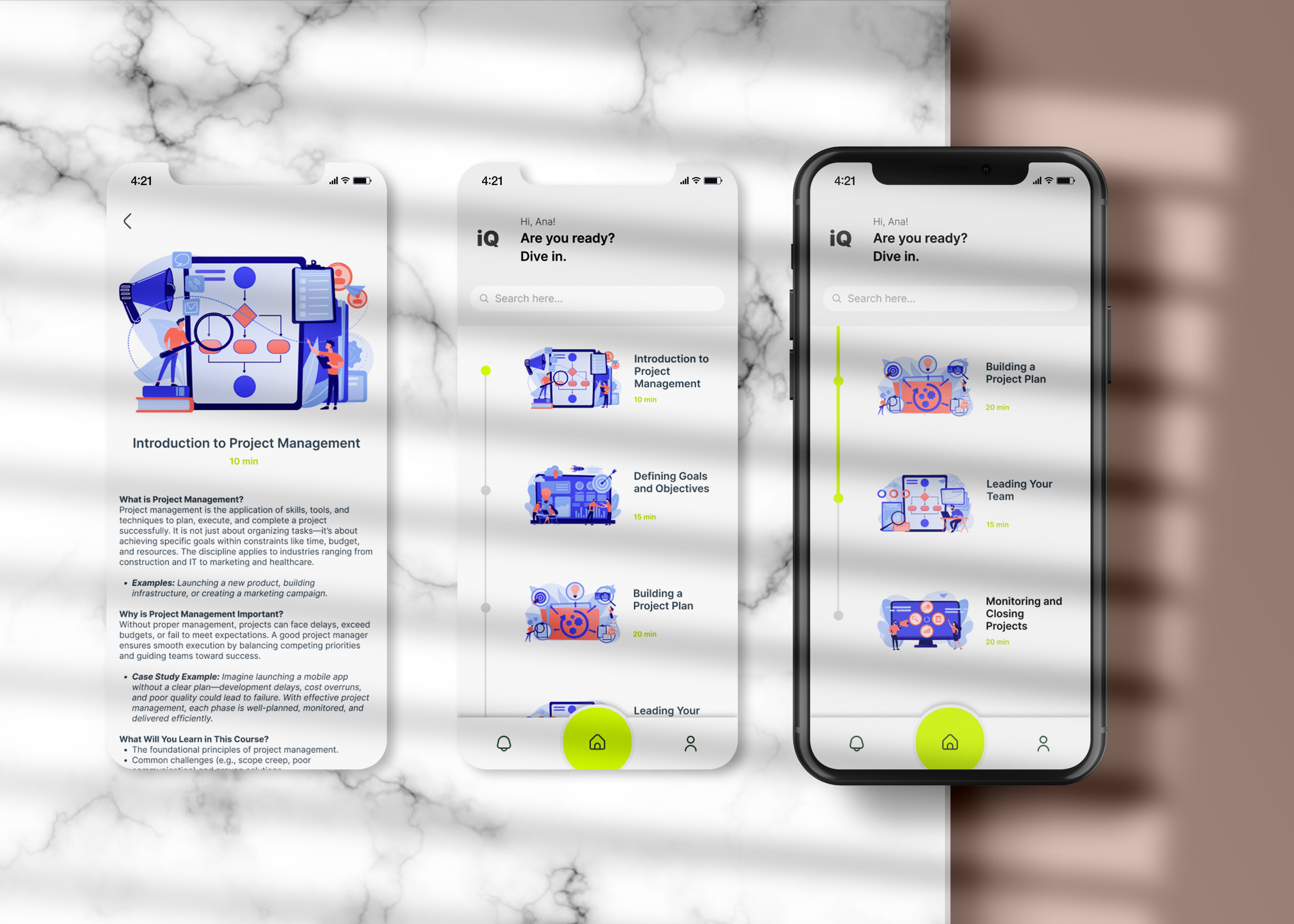 Educational App - Learning Progress UI by Ovcharova on Dribbble