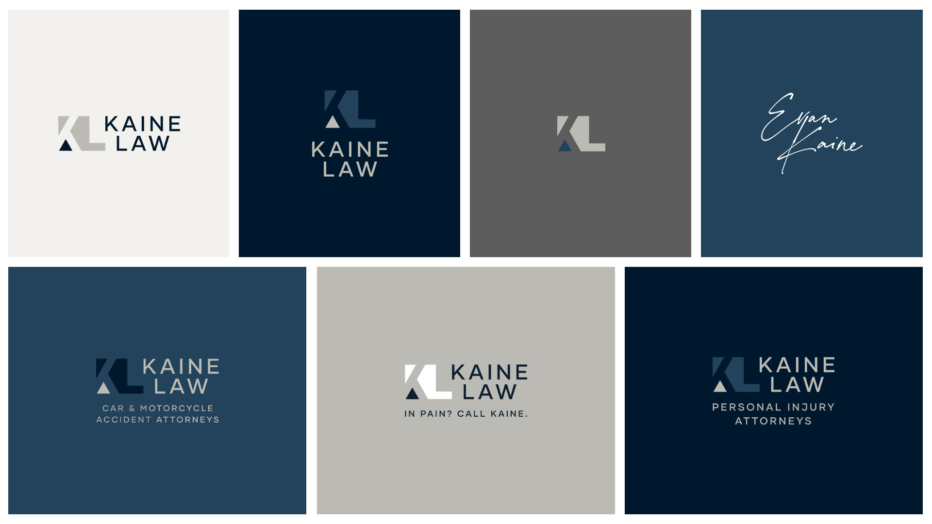 Kaine Law ReBrand by Kristian Champagne Patton on Dribbble