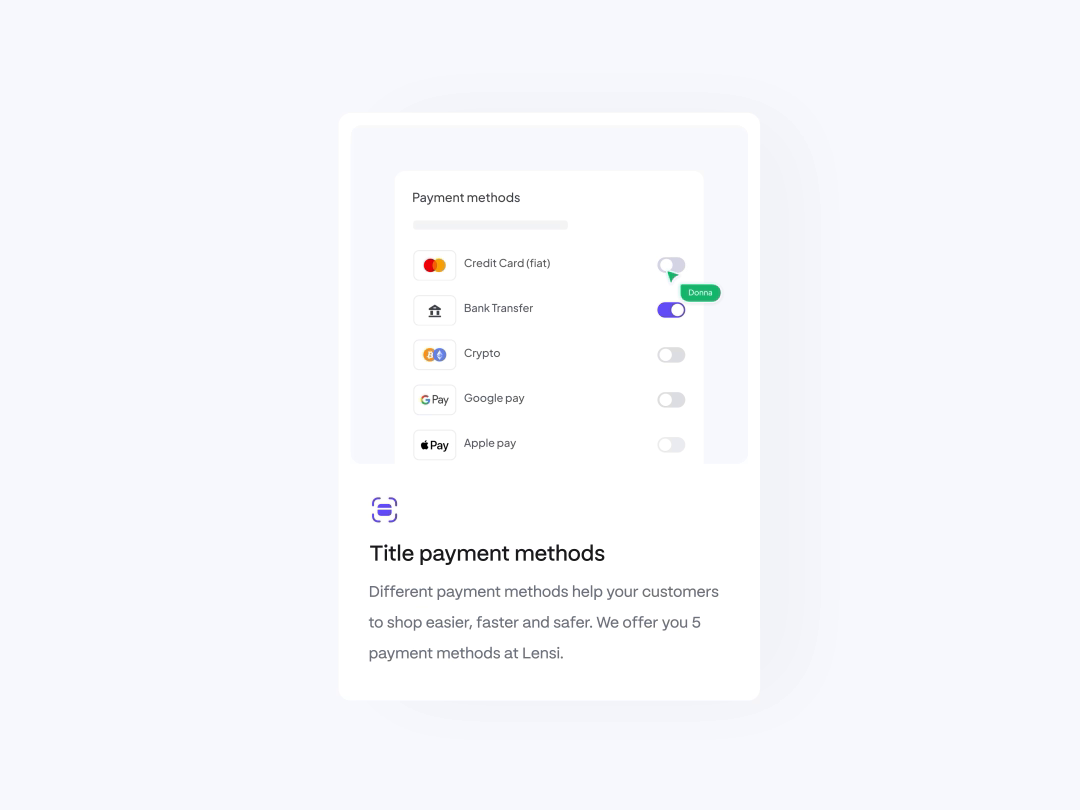 Payment methods card motion by Sadegh Parizad on Dribbble