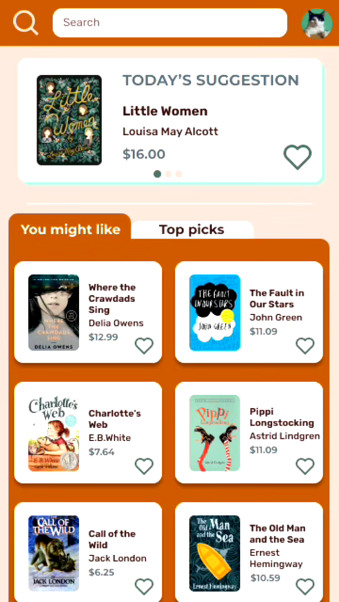 Bookstore App Design by Mai Le Hoang on Dribbble