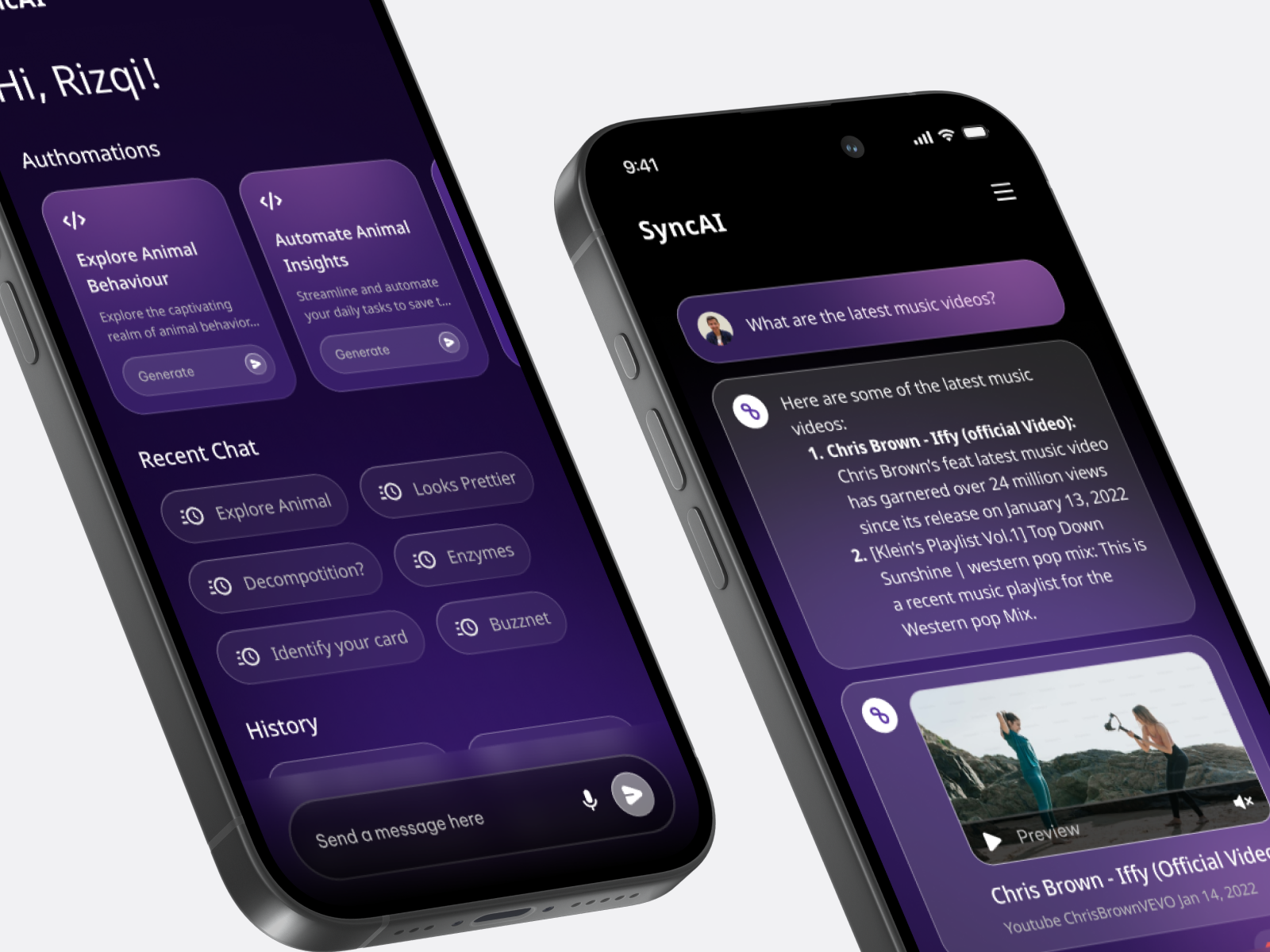 SyncAI - First Prompt Chat by Rizqi Adi Surya for Matriks Studio on Dribbble