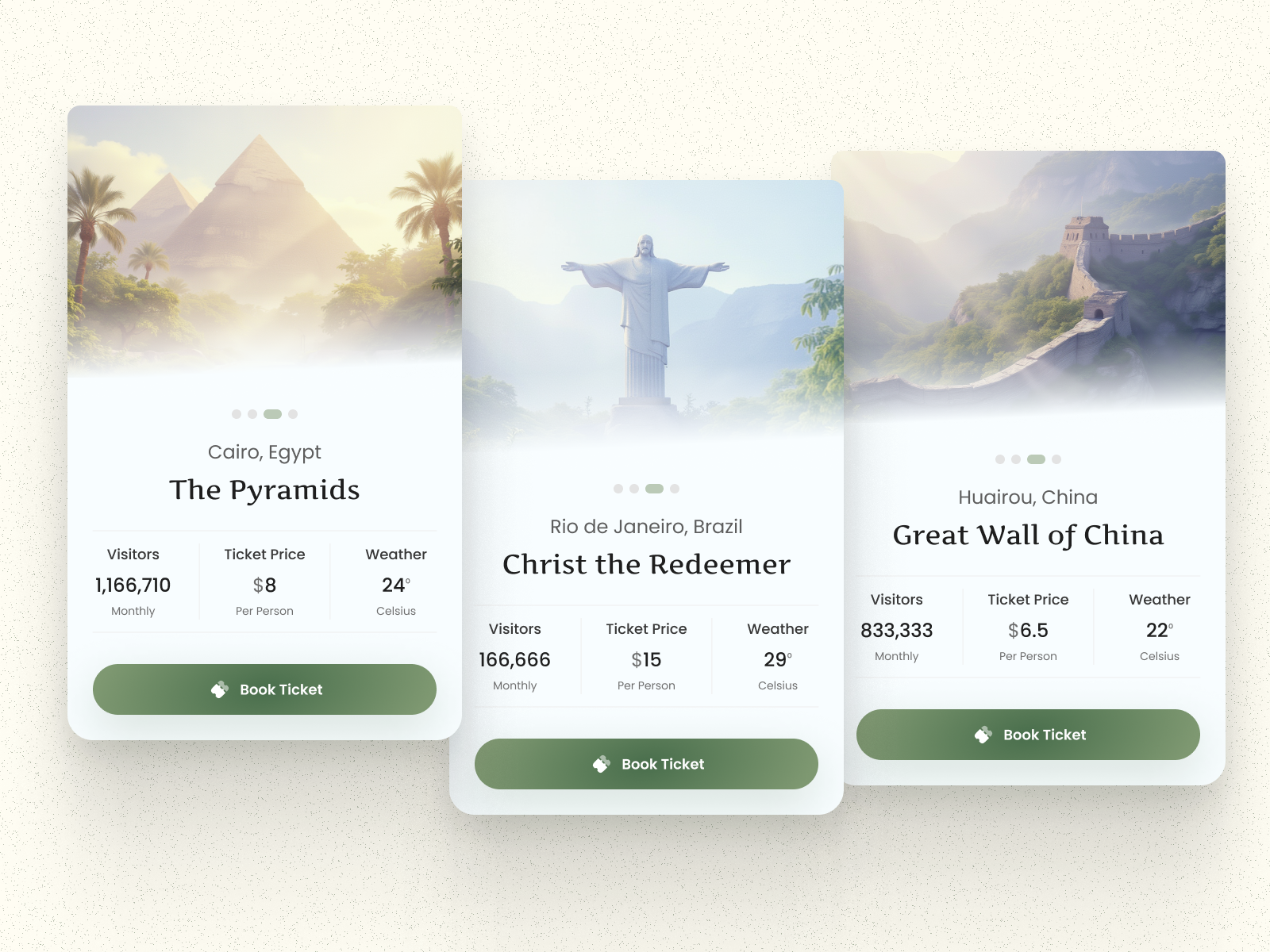 Ticket Cards UI Design by Galal Alaa Eldin on Dribbble