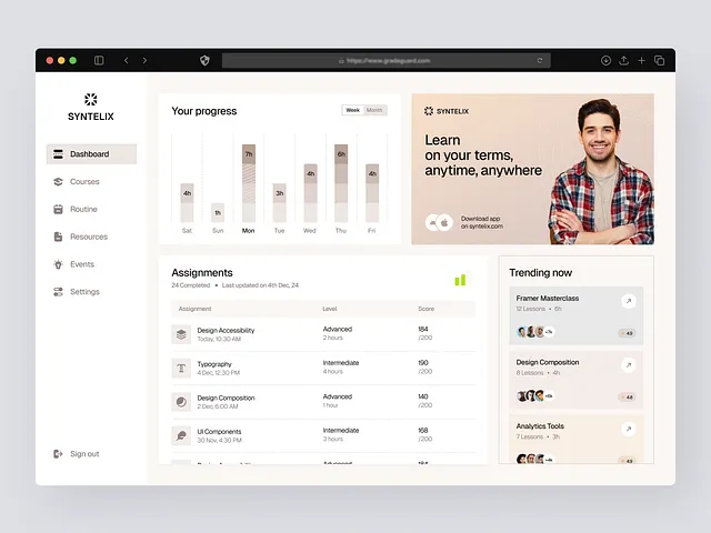 Student Portal designs, themes, templates and downloadable graphic ...
