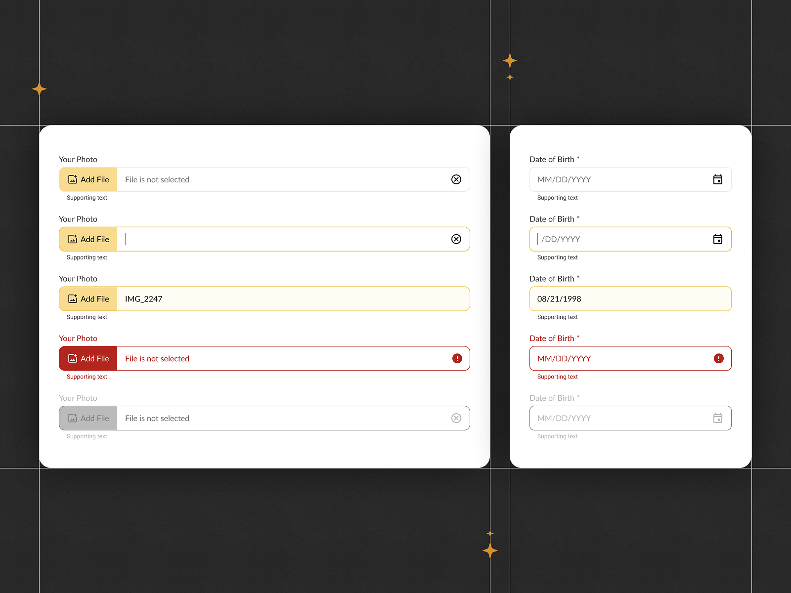 Custom Forms & Inputs States by KopytinaOlha on Dribbble Custom Forms & Inputs States by KopytinaOlha on Dribbble
