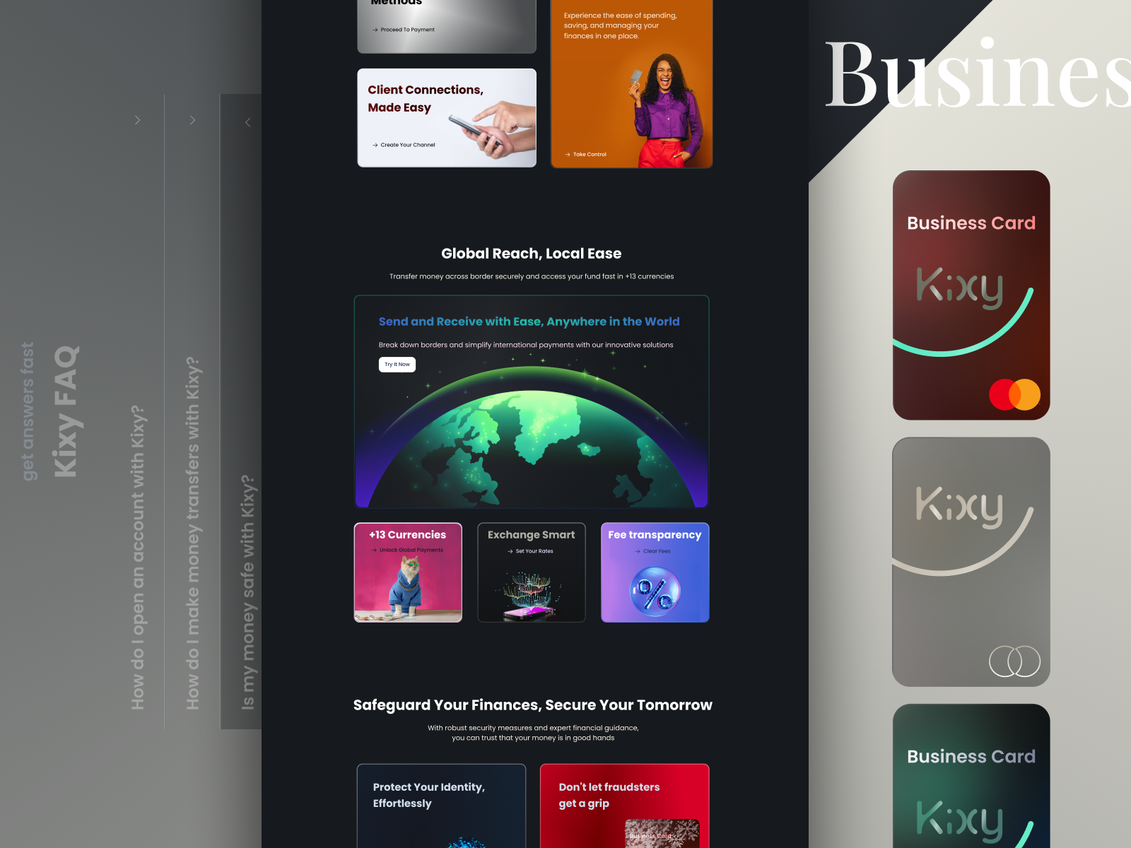 Kixy Website: Business by Parisa Tahmasbebi on Dribbble
