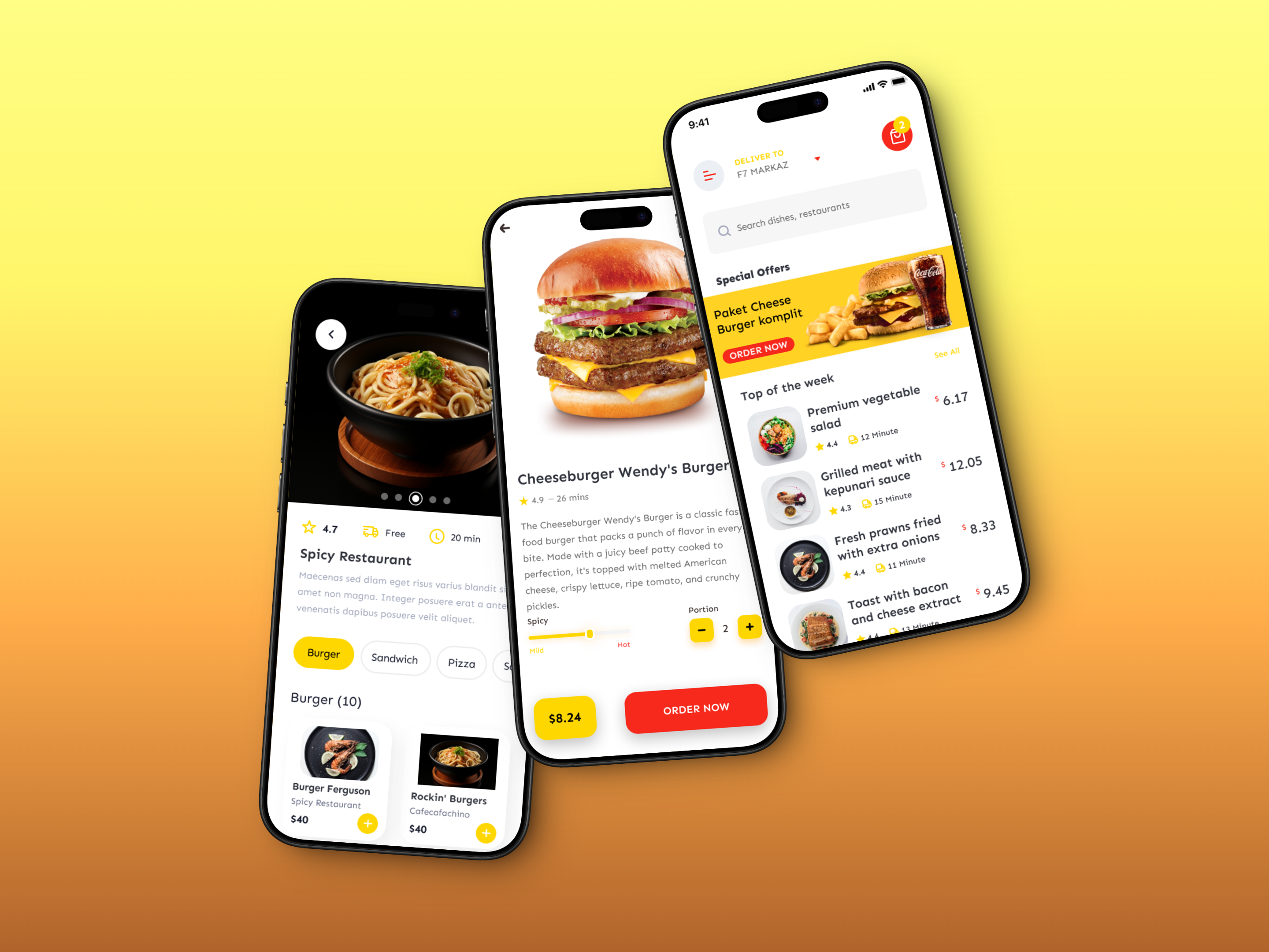 Fast Food App by SUFIAN MASOOD on Dribbble