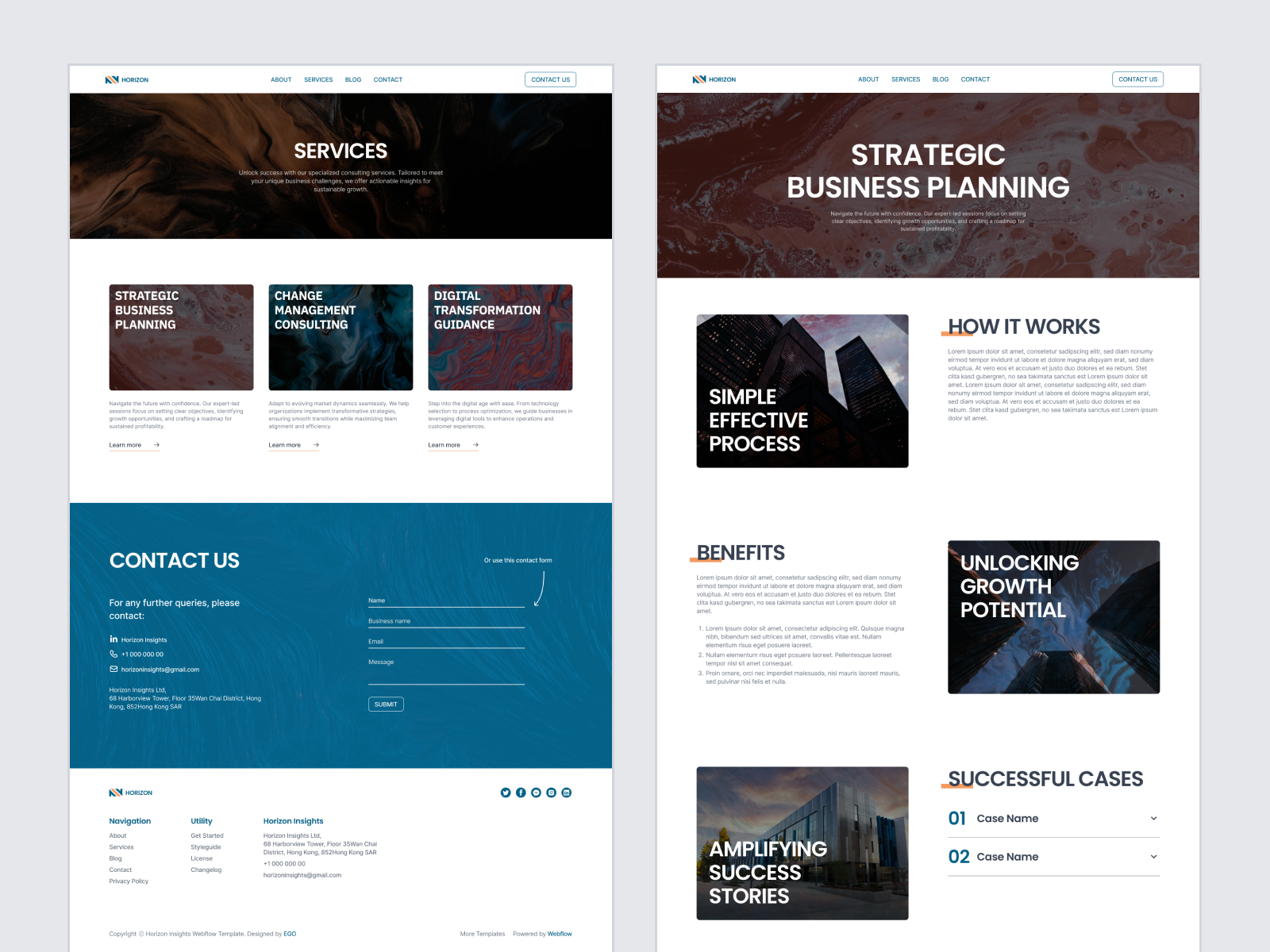 Business Consulting Website Template by EGO CREATIVE INNOVATIONS on ...