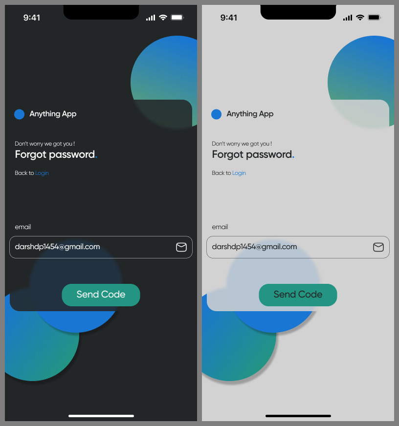 Login, Signup, and Forgot Password UI Design by Darsh Panchal on Dribbble
