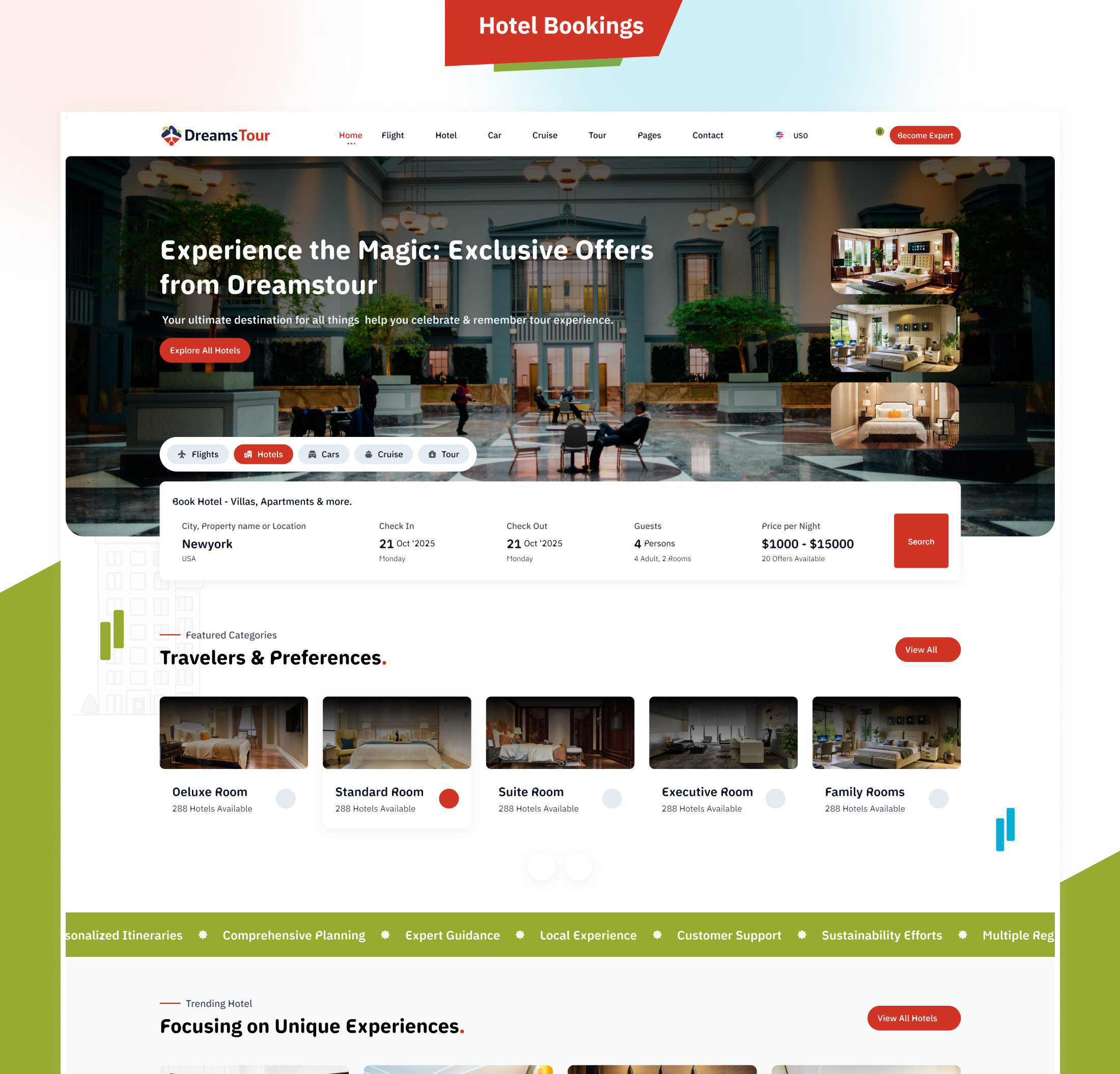DreamsTour - Tour & Travel Management Bootstrap 5 Html Template by ...