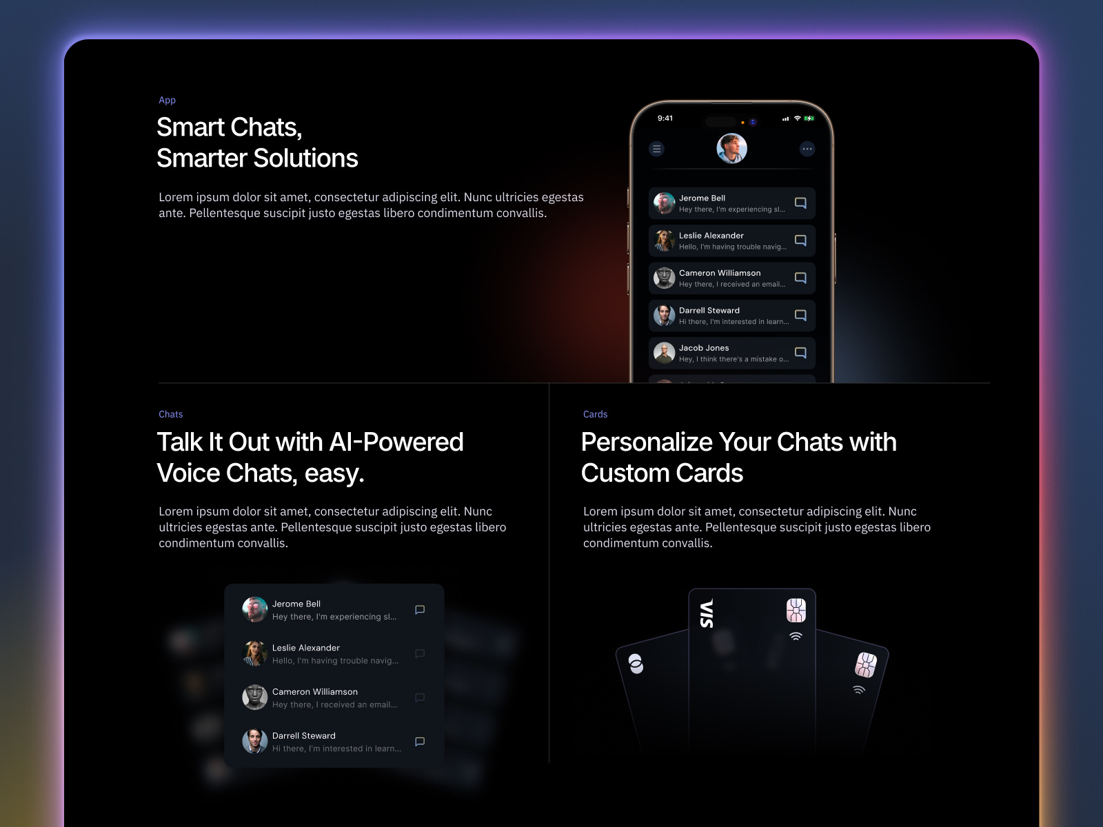 Snowie - Feature Page | Webflow Template by Over Sight on Dribbble