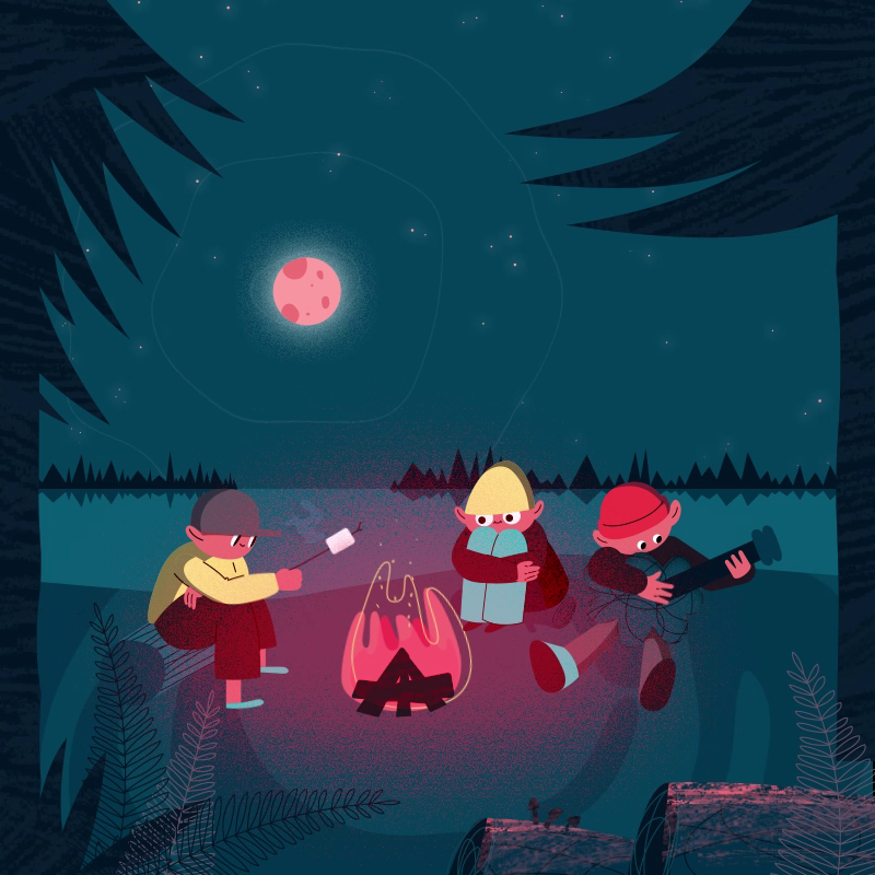 Bonfire - animation exercise in After Effect by Katarzyna Gwoździk on ...