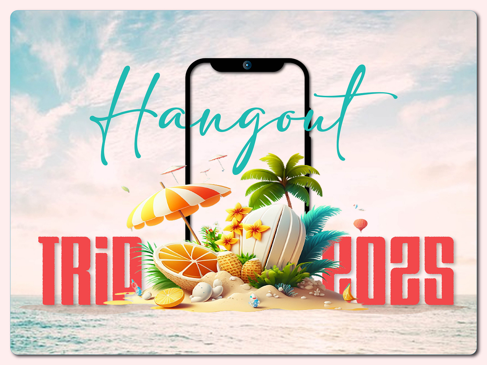 Hangout Trip Modern Poster 2025 by Mihedi Hasan on Dribbble