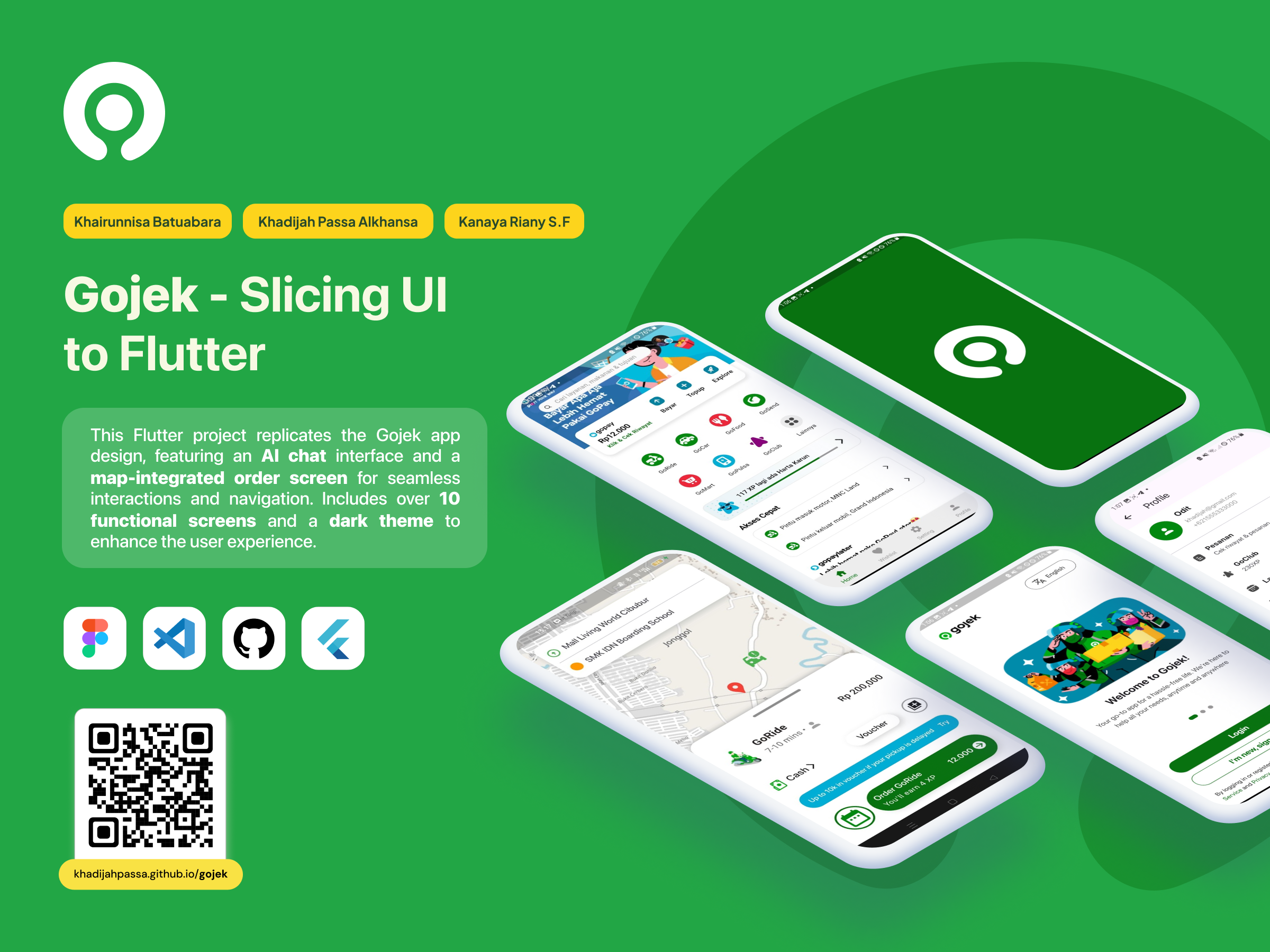 Slicing Gojek UI | From Figma to Flutter by Khairunnisa Batubara on Dribbble
