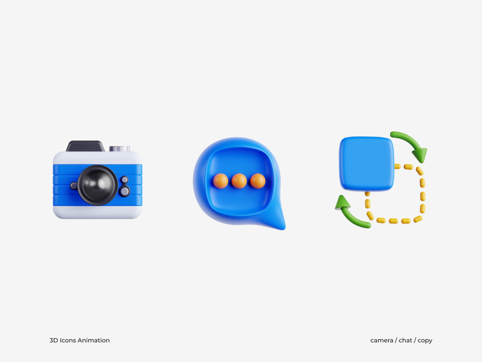 3D Icon Animation by Zulfa Mahendra on Dribbble
