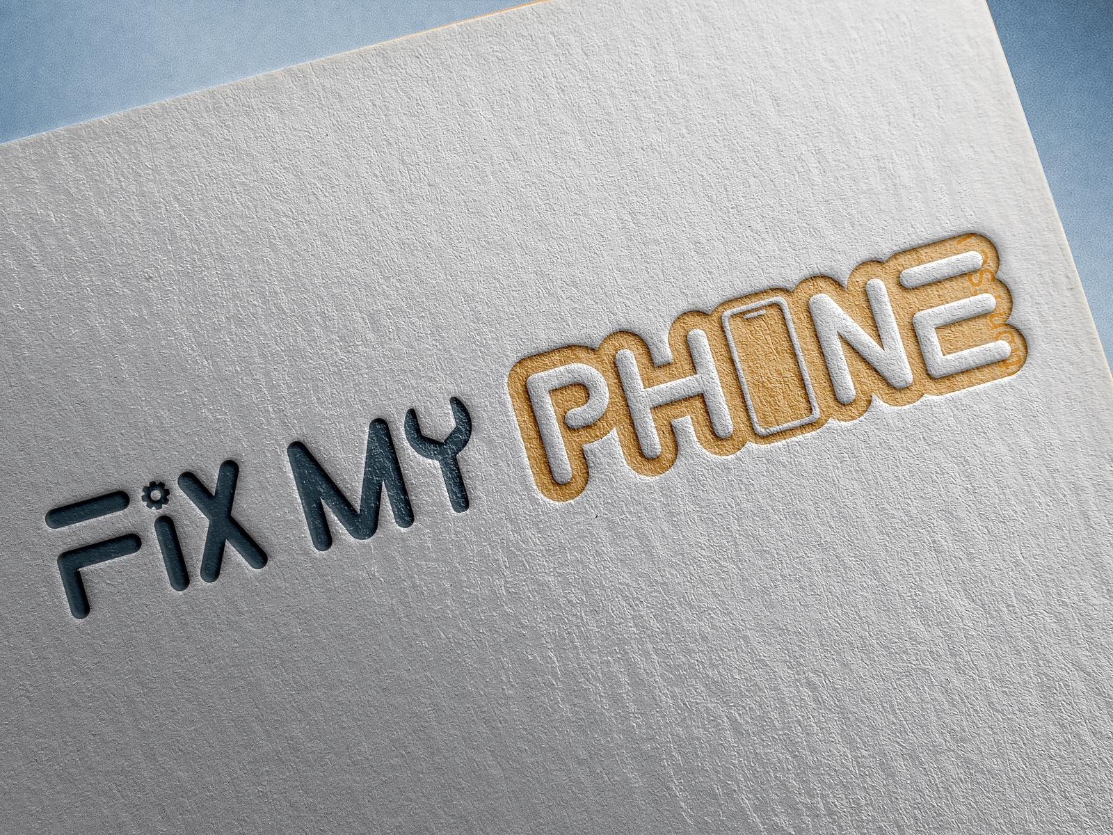 Fix My Phone Logo by Manish Gurung on Dribbble