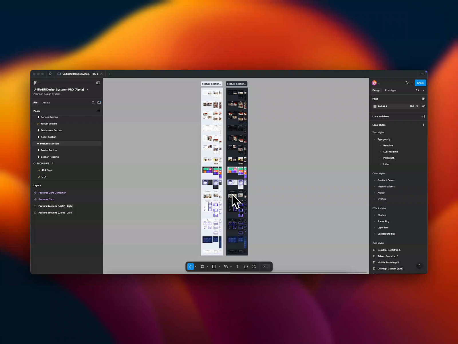 UnifiedUI – Features Section by UnifiedUI on Dribbble