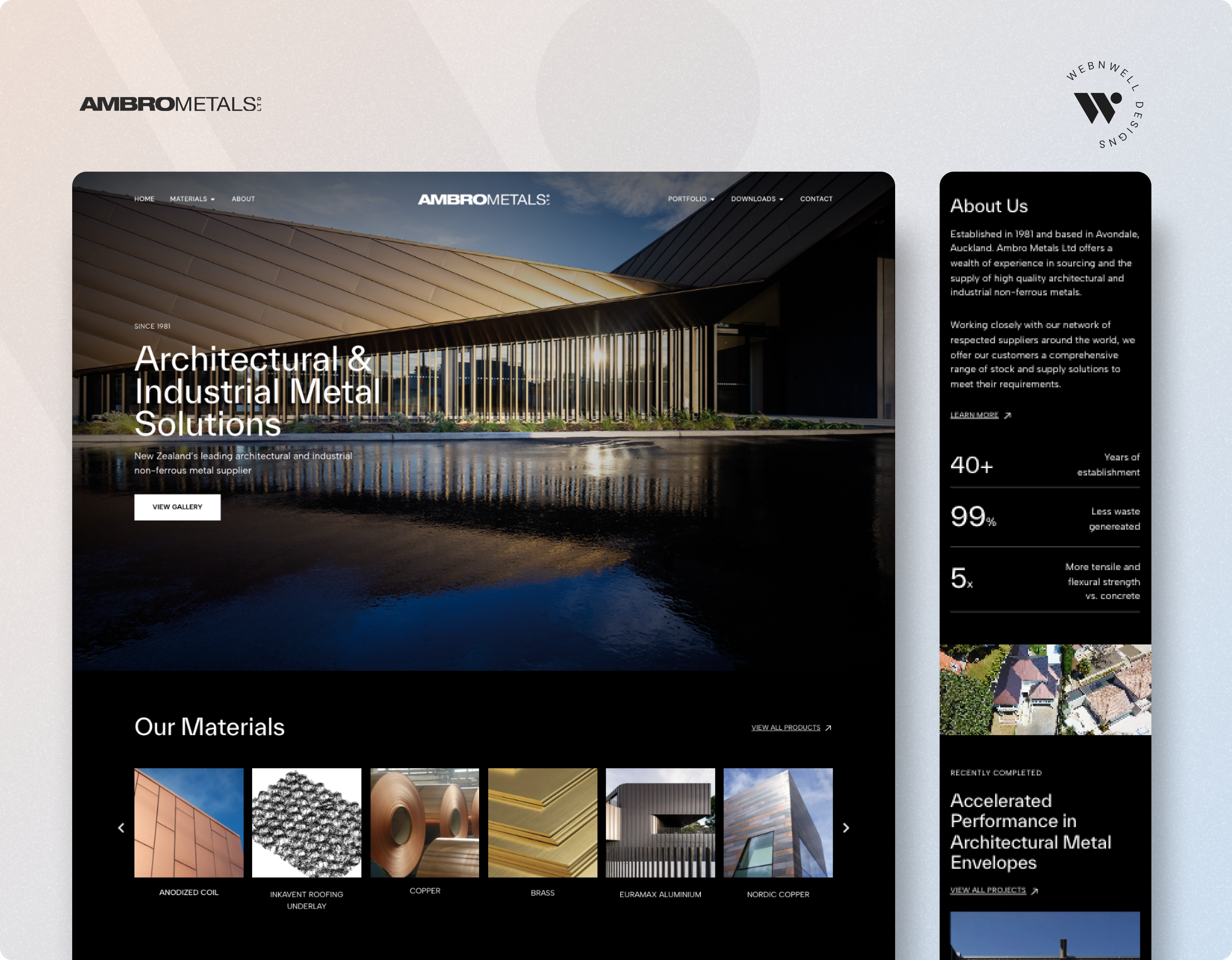 Browse thousands of Metal Website images for design inspiration | Dribbble