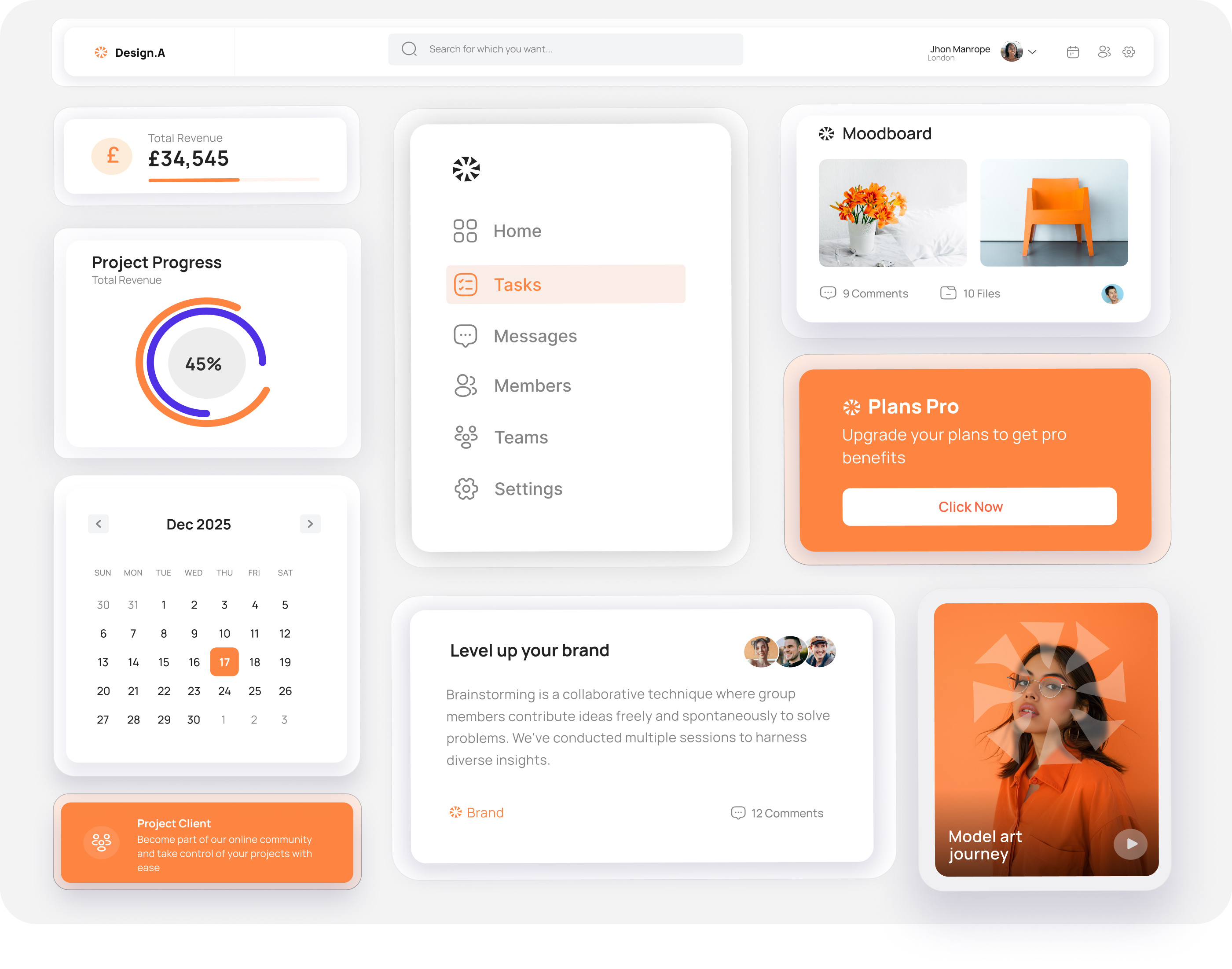 Modern Sign-In and Sign-Up Page UI Design log in & log out by Ali on ...